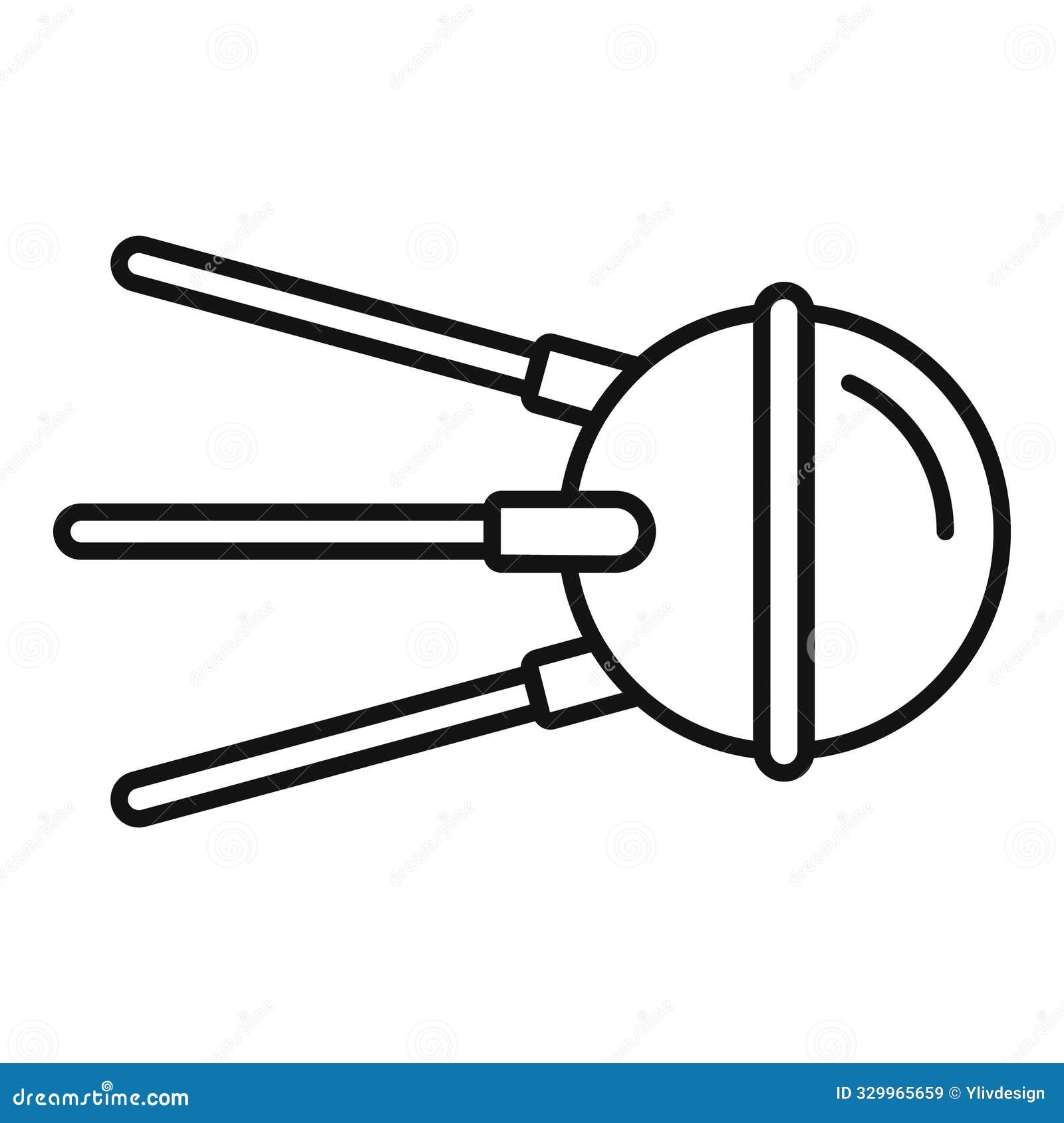 Space Satellite Orbiting Earth Transmitting Signals Icon Stock ...