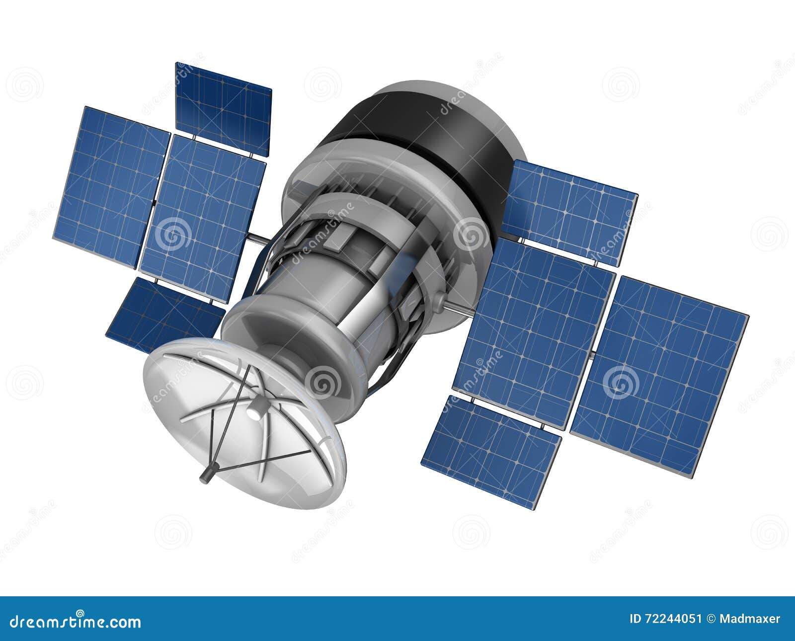 Space sattelite stock illustration. Illustration of planet - 72244051