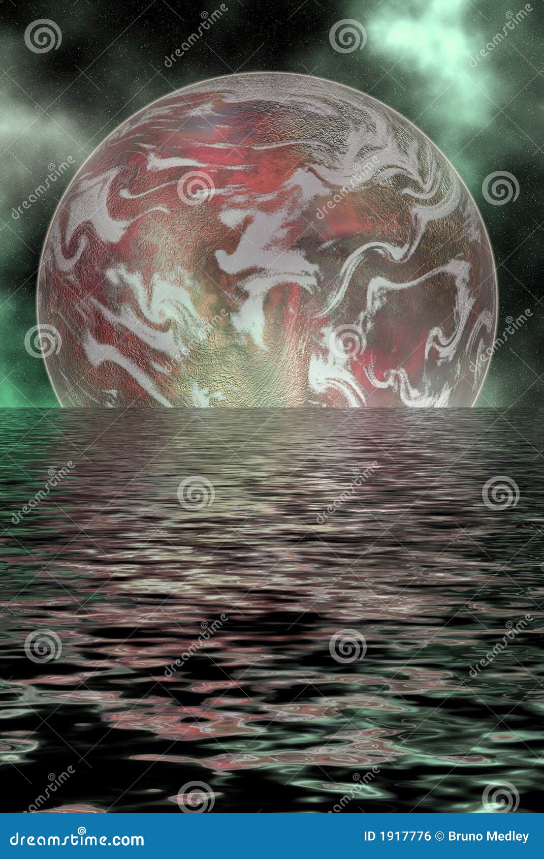 Space scenario stock illustration. Illustration of cosmos - 1917776