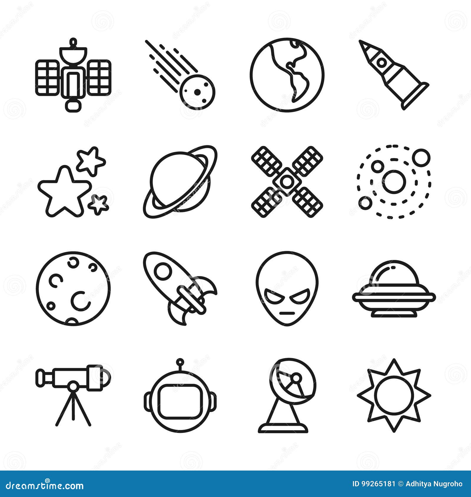 Space Science & Astrology Stock Vector - Illustration of astronomy ...