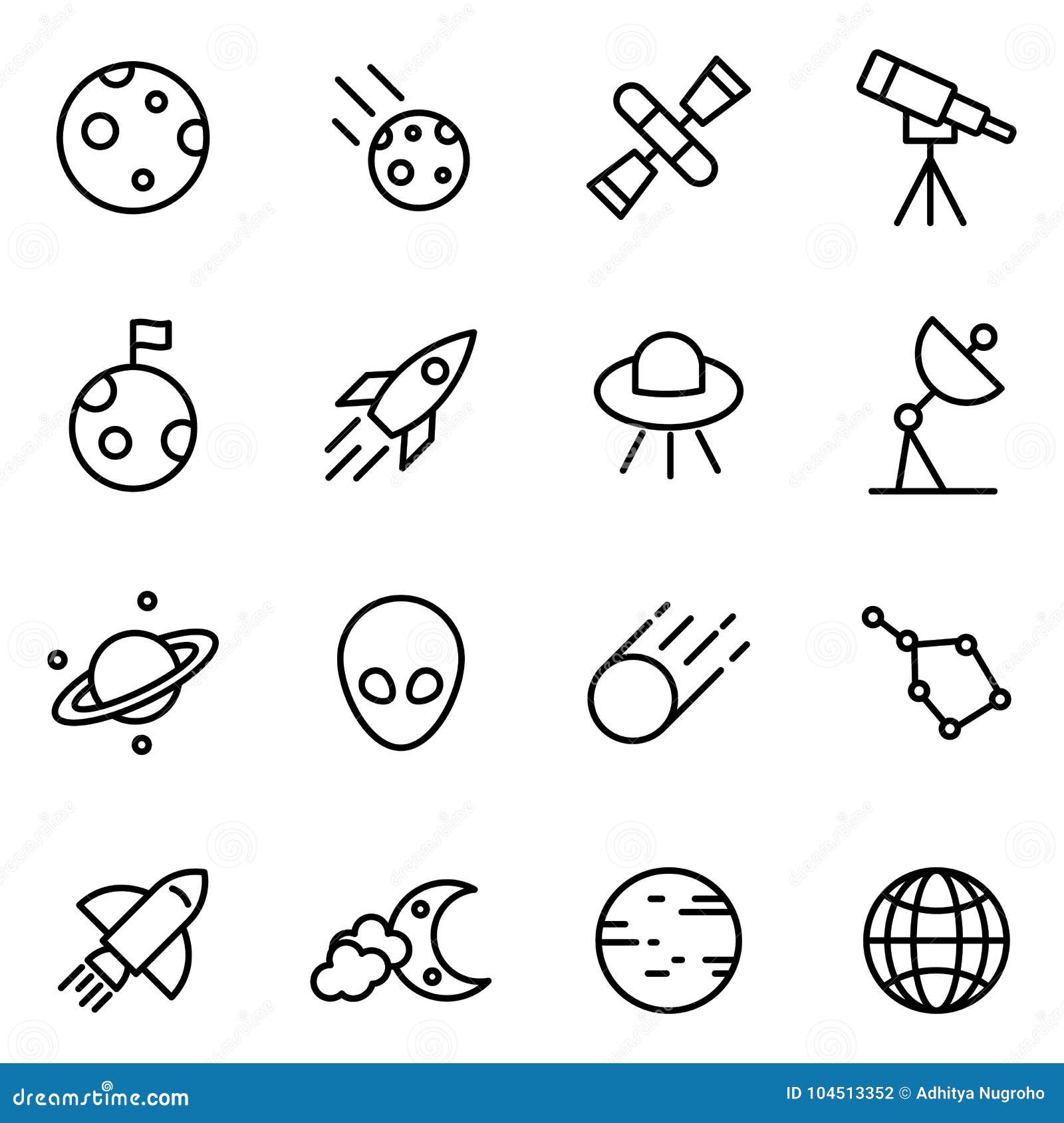 Space Science & Astrology Stock Vector - Illustration of comet ...