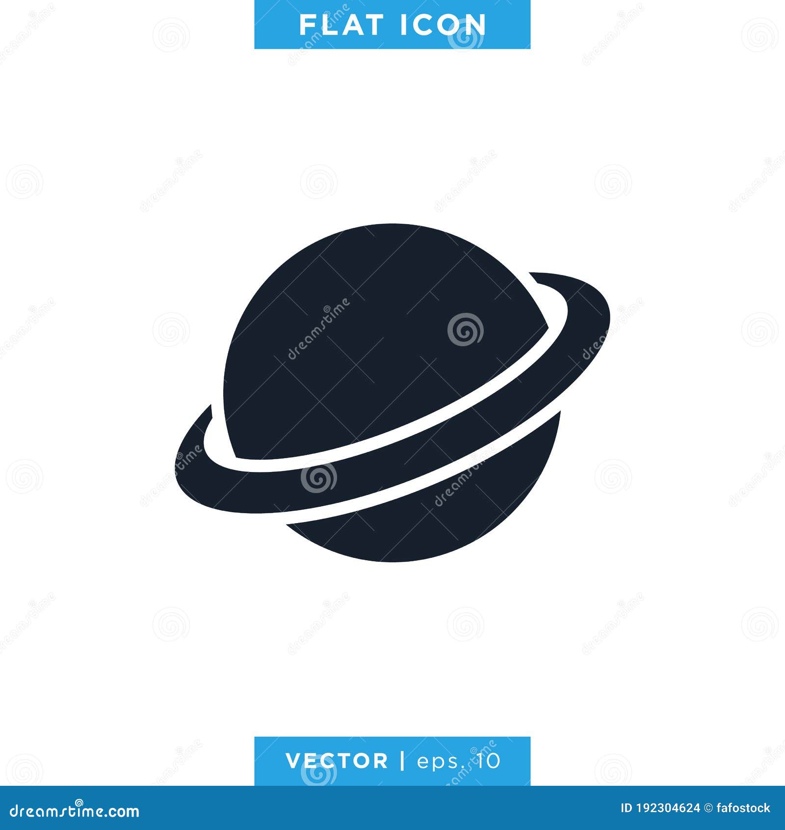 Space Science Icon Vector Design Template. Stock Vector - Illustration ...
