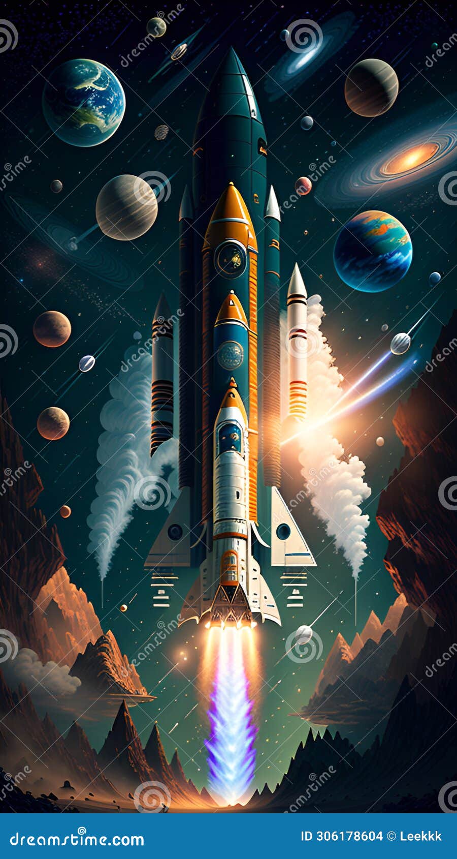 Space Science and Technology Rocket Space Exploration Space ...