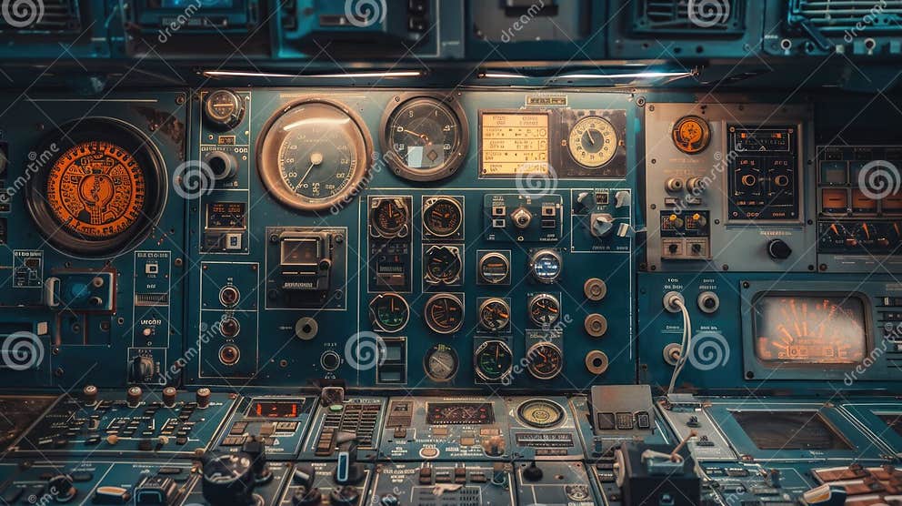 Space Ship Control Panel stock image. Image of instrument - 323400671