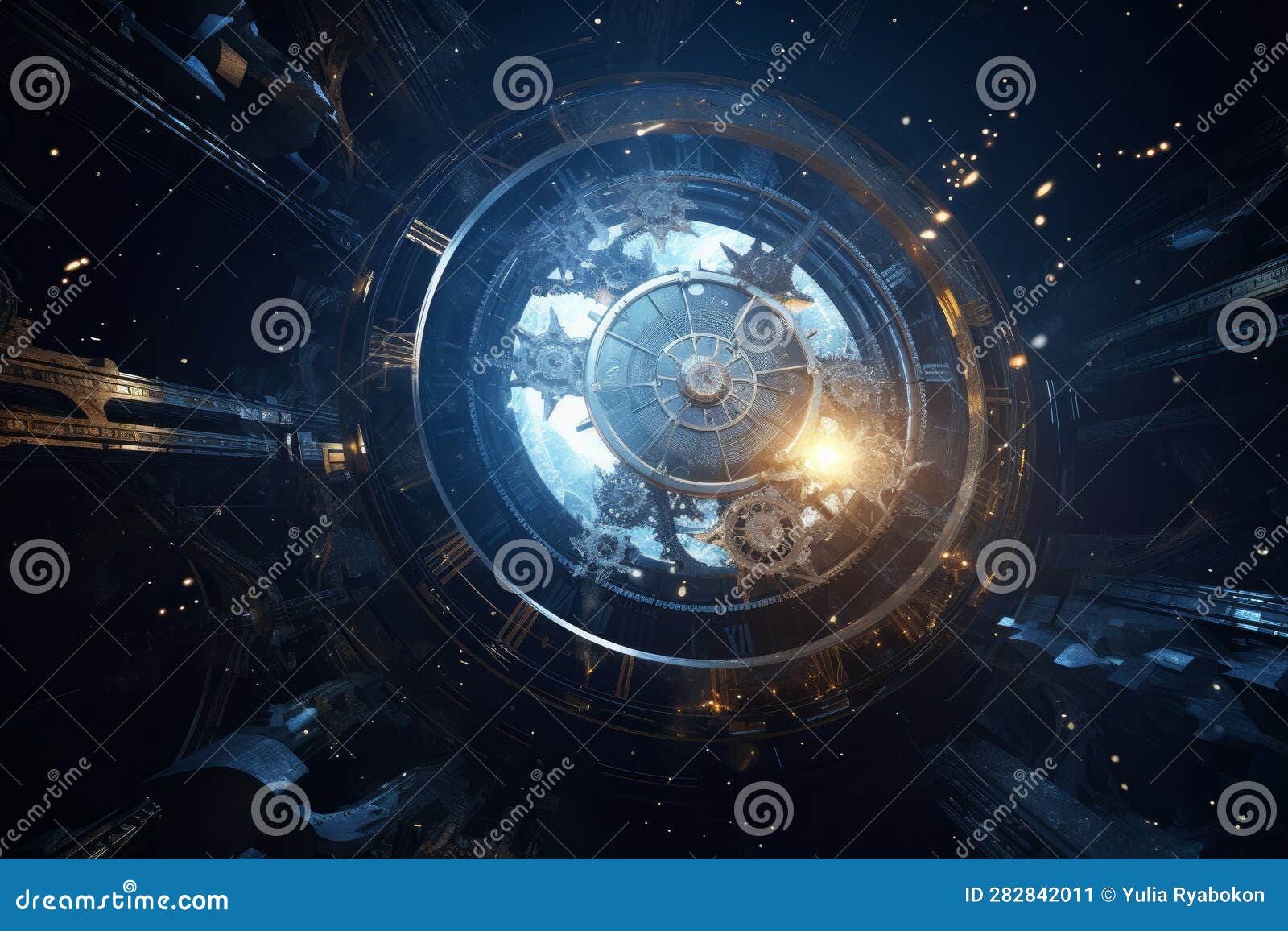 Starlink Space Signal Vector Illustration. Starlink Is A Satellite ...