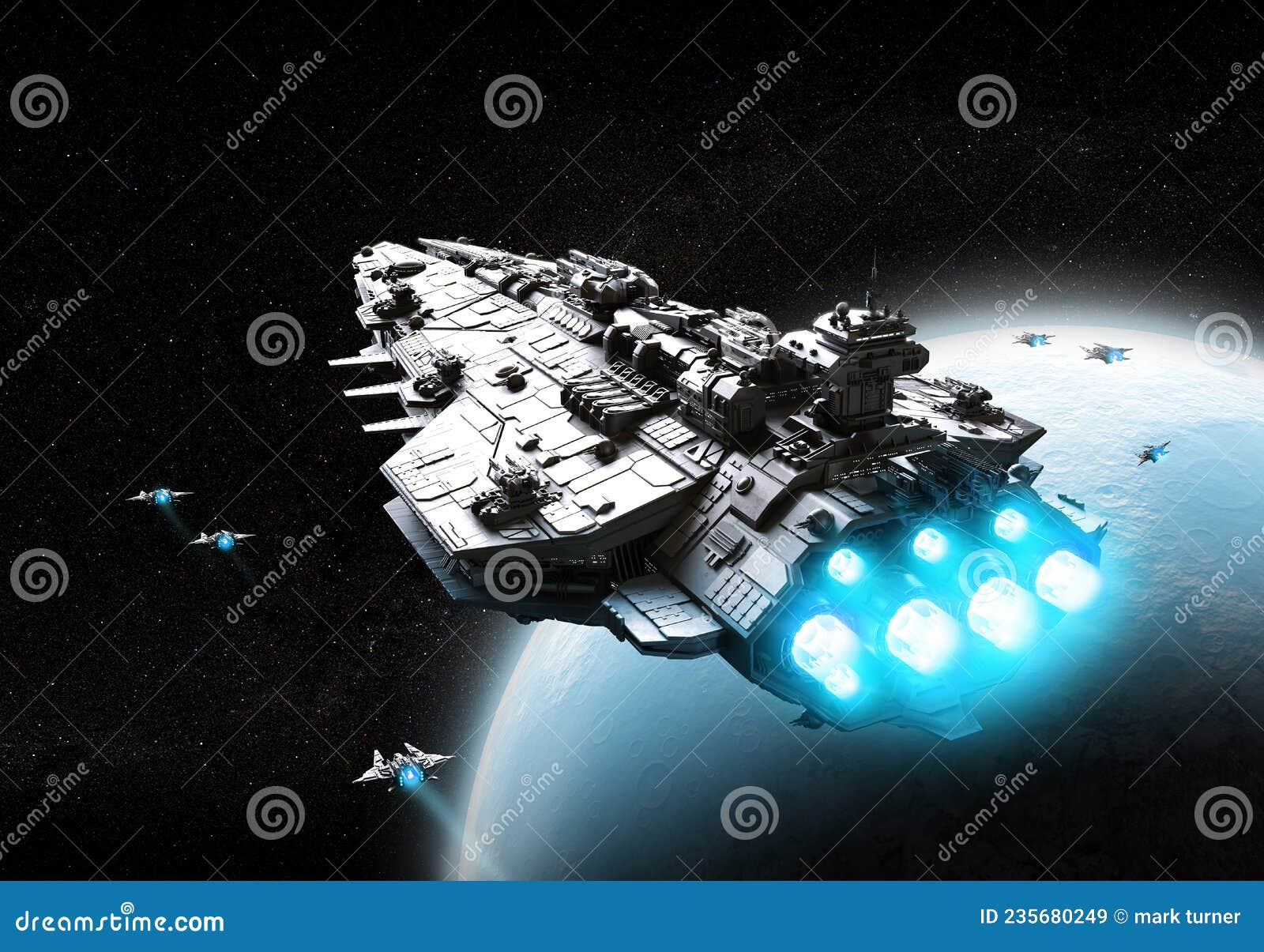 Space Fleet Royalty-Free Stock Photo | CartoonDealer.com #8656413
