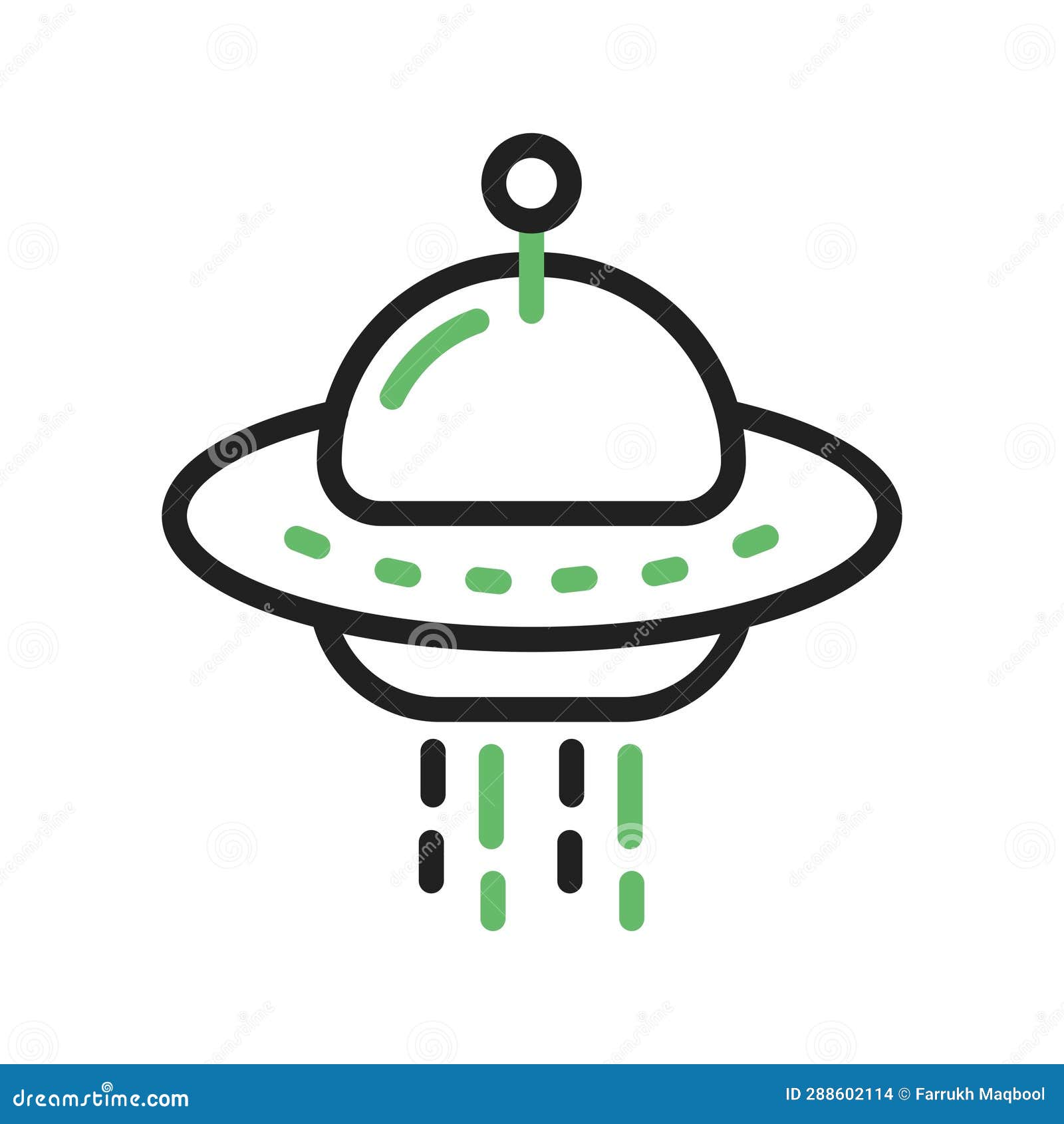Space Ship Icon Image. stock illustration. Illustration of spaceship ...