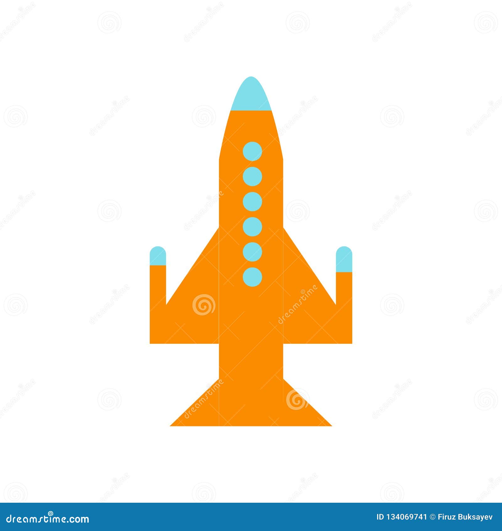 Space Ship Icon Vector Sign and Symbol Isolated on White Background ...