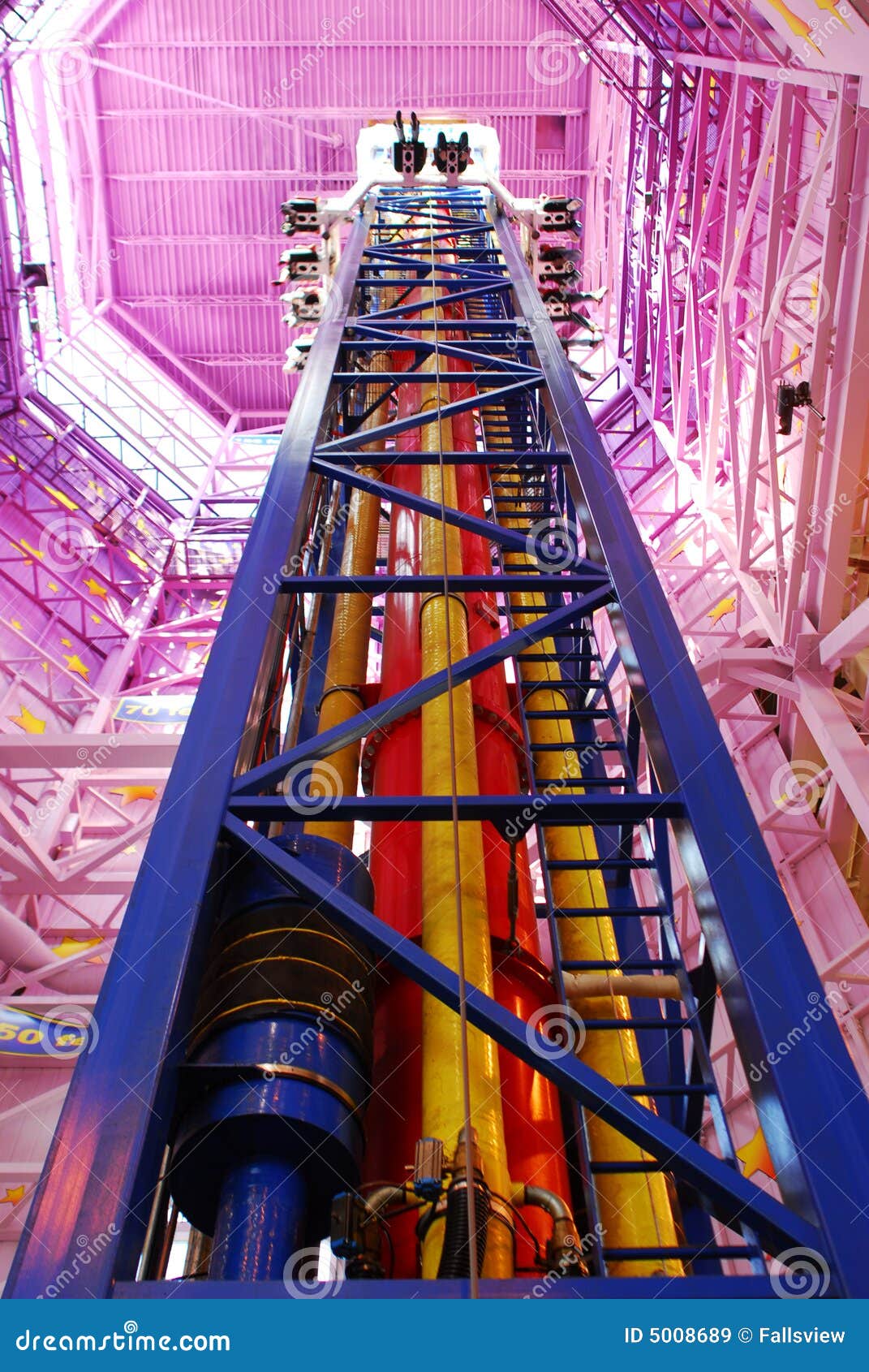 Space shot in funfair stock image. Image of shake, shot - 5008689