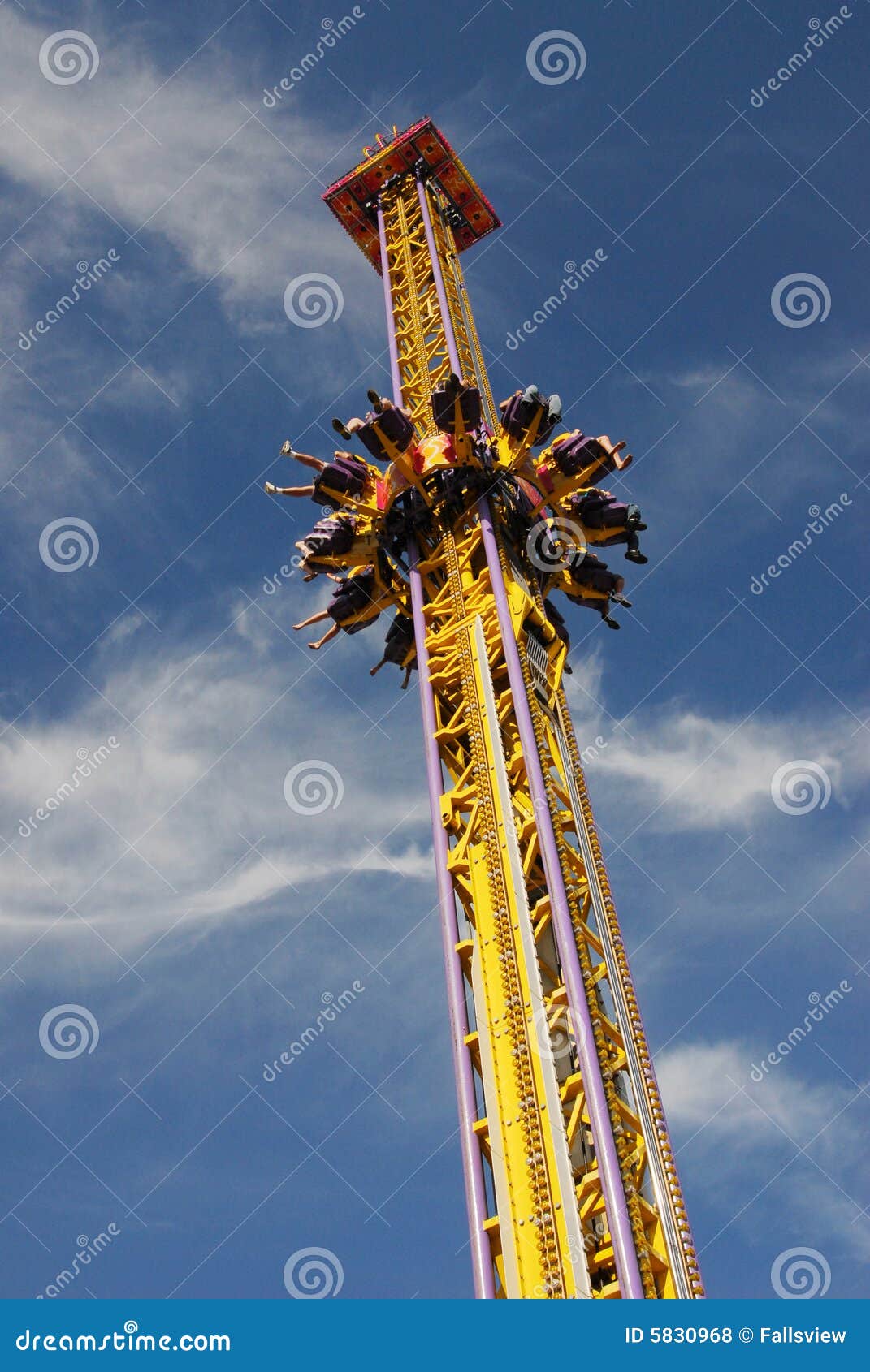 Space shot in funfair stock photo. Image of excitement - 5830968