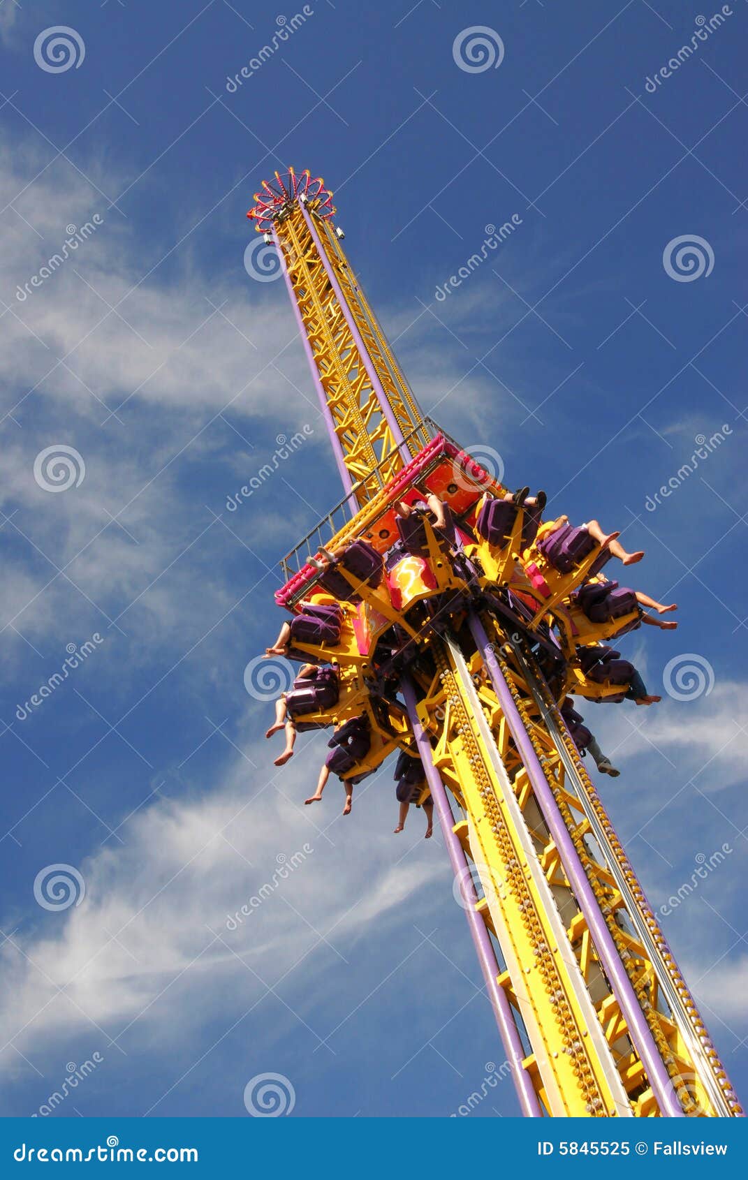 Space shot in funfair stock image. Image of motion, outdoors - 5845525