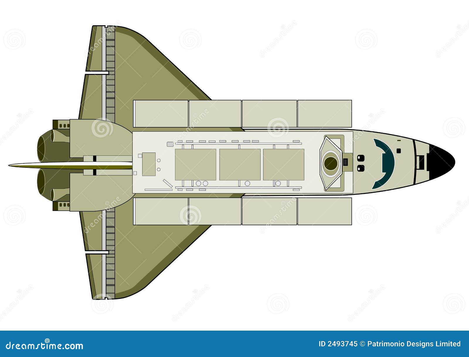 Space Shuttle Icon Vector Sign And Symbol Isolated On White Background ...
