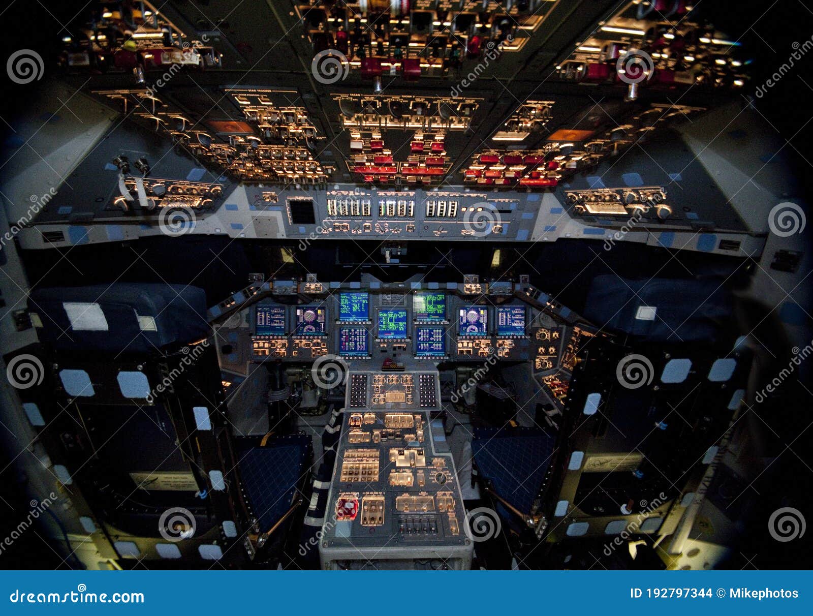 Space Shuttle Atlantis Cockpit