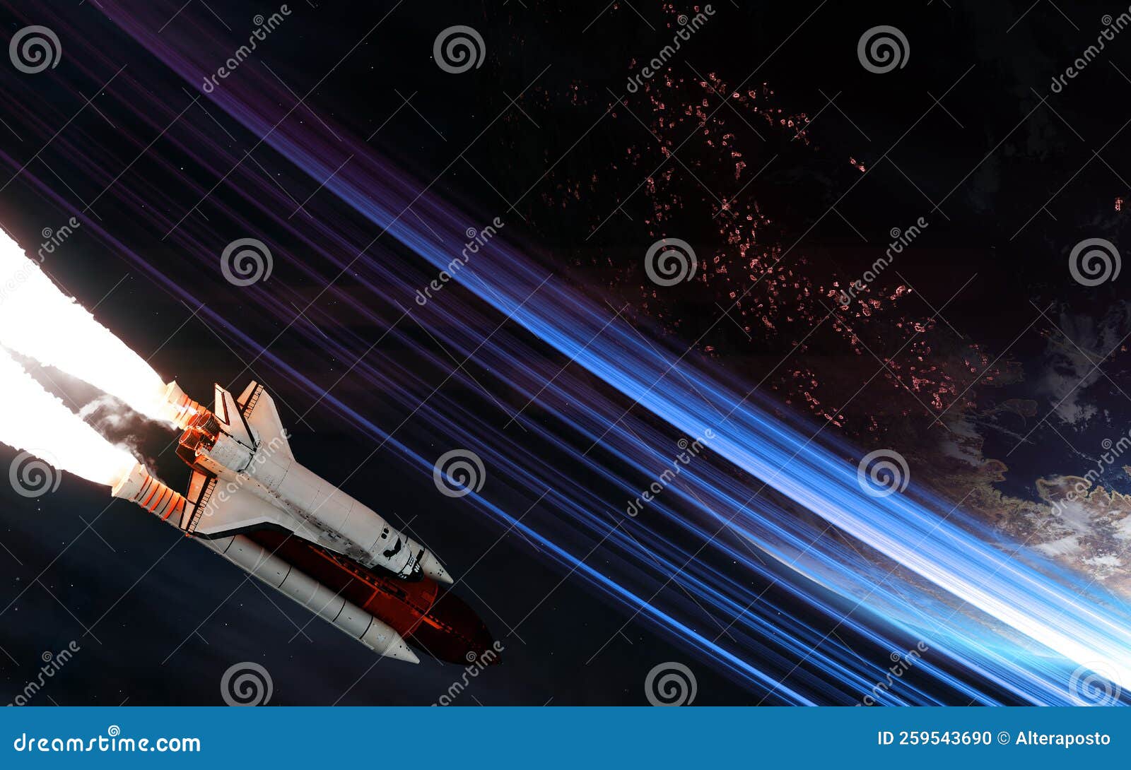 Nasa Space Shuttle Planet