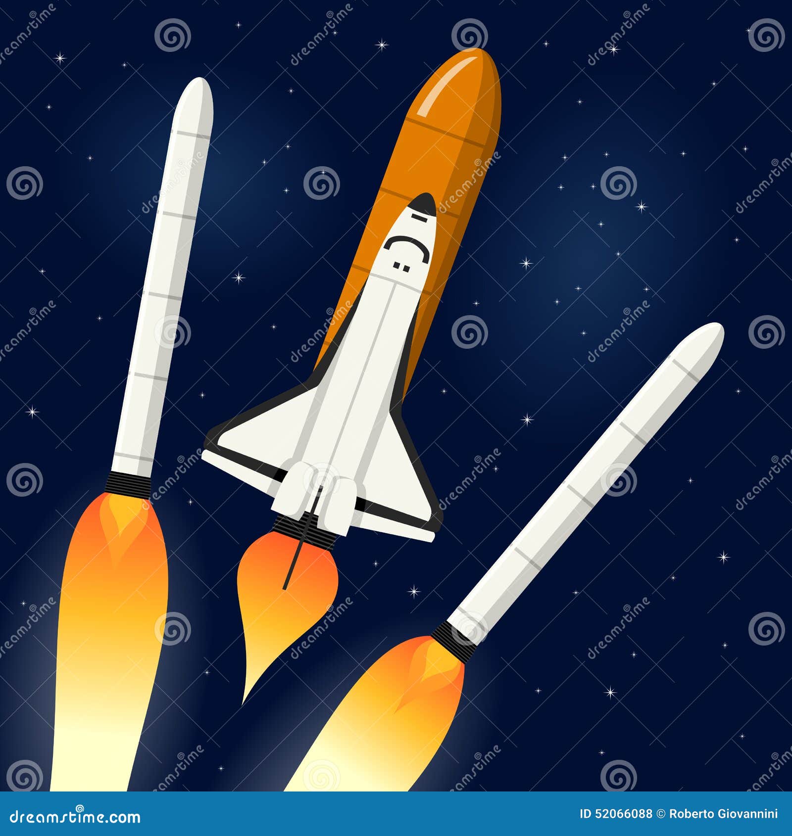 Rocket Engines Drawings Vector Illustration | CartoonDealer.com #165778962
