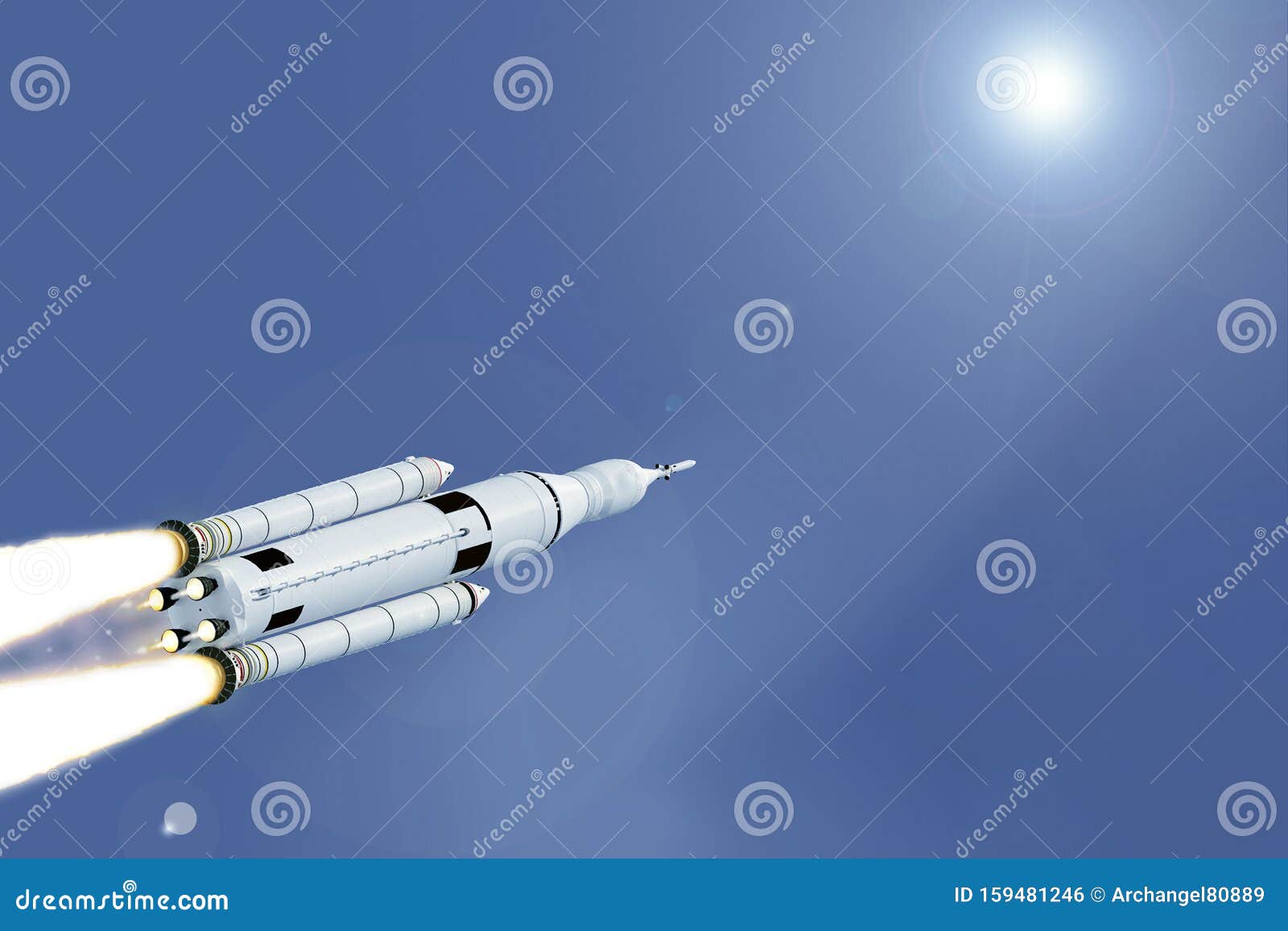 Space Shuttle Flies in the Upper Atmosphere. Elements of this Image ...
