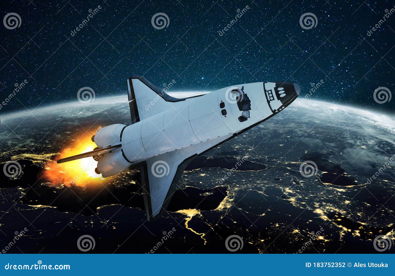 Fart Outer Rocket Mascot Costume Vector Illustration | CartoonDealer ...