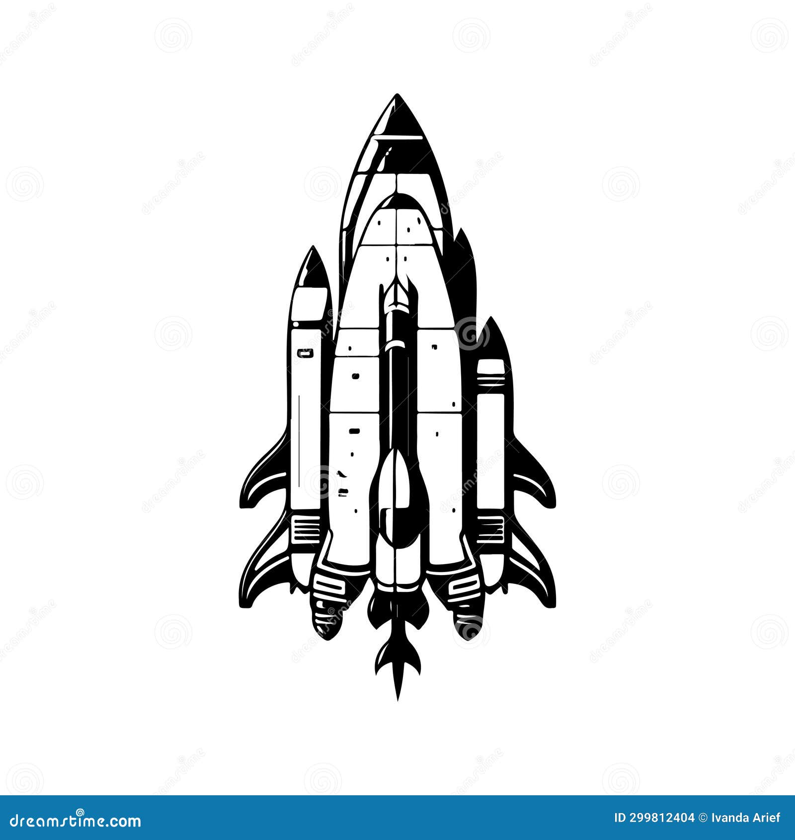 Space Shuttle Icon Hand Draw Black Colour Space Logo Symbol Perfect ...
