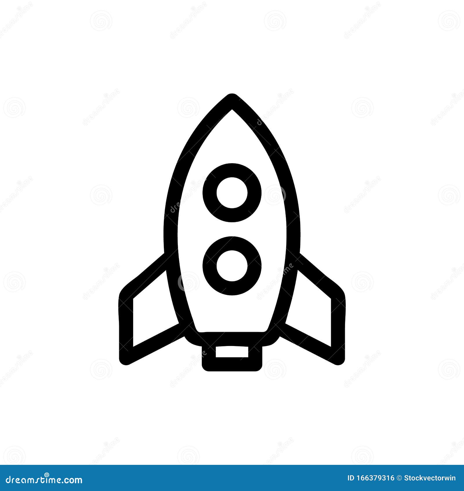 Space Shuttle Icon Vector. Isolated Contour Symbol Illustration Stock ...
