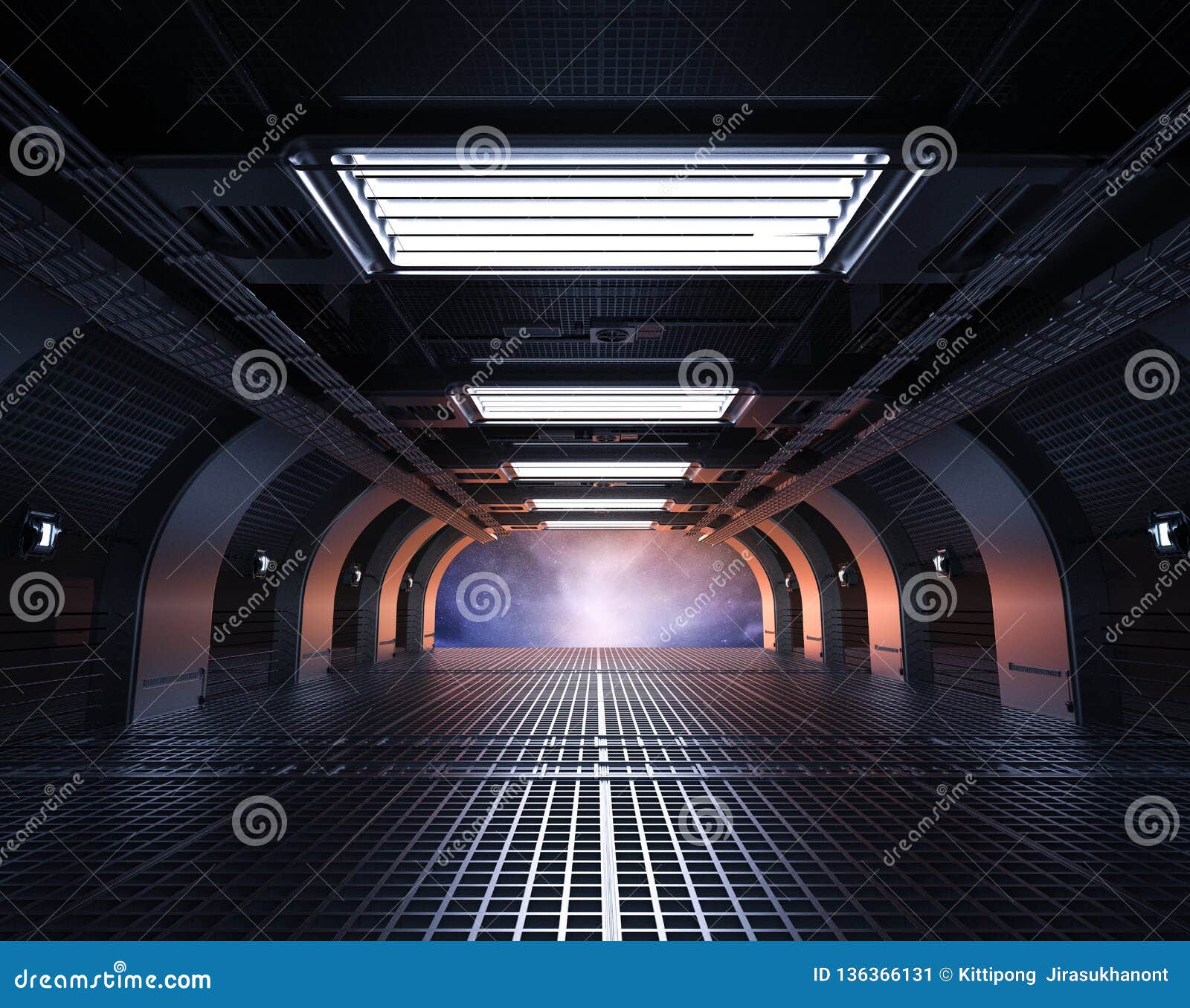Space shuttle interior stock illustration. Illustration of spacecraft ...