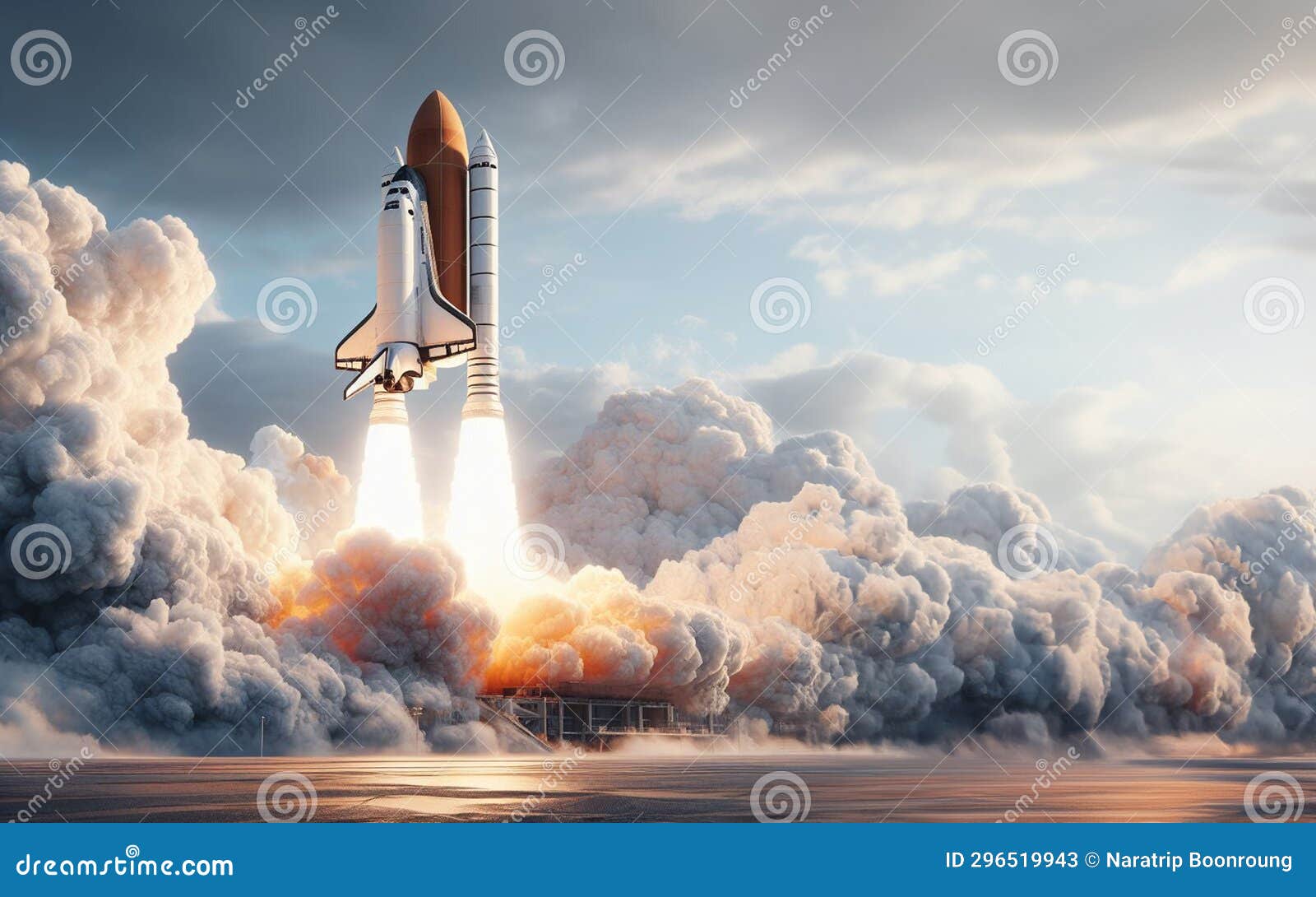 Space Shuttle Launch Base for Launching Vehicles into the Sky Launch ...