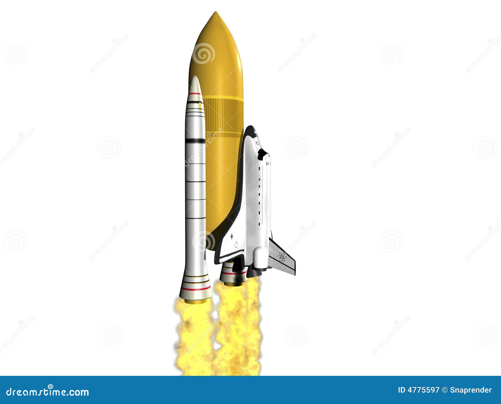 Side For Space Shuttles Rockets
