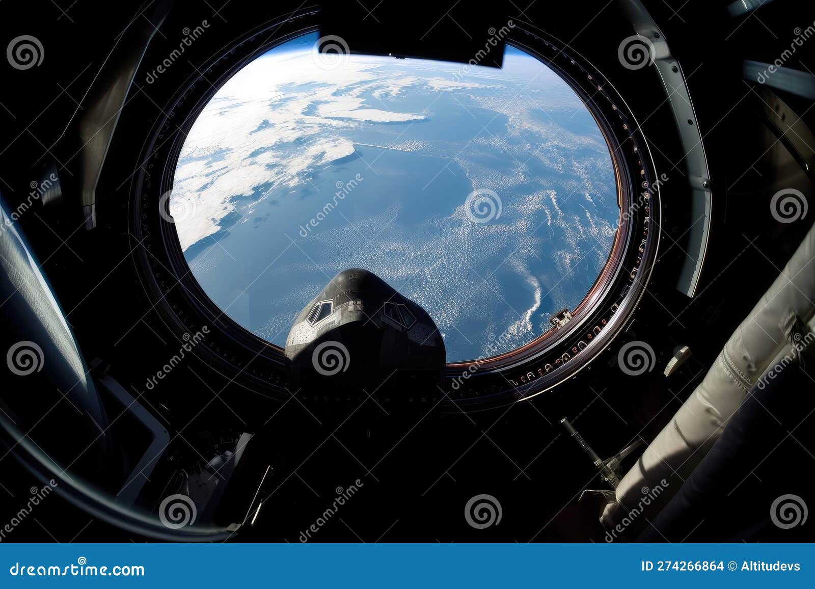 View From Space Shuttle Window