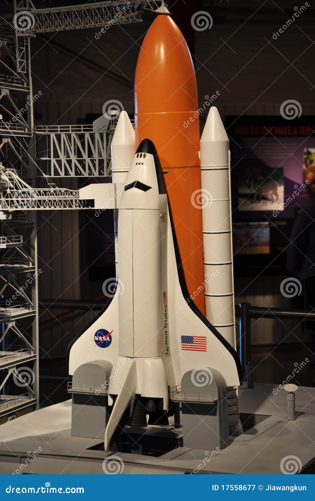 Space Shuttle Model editorial photography. Image of detail - 17558677