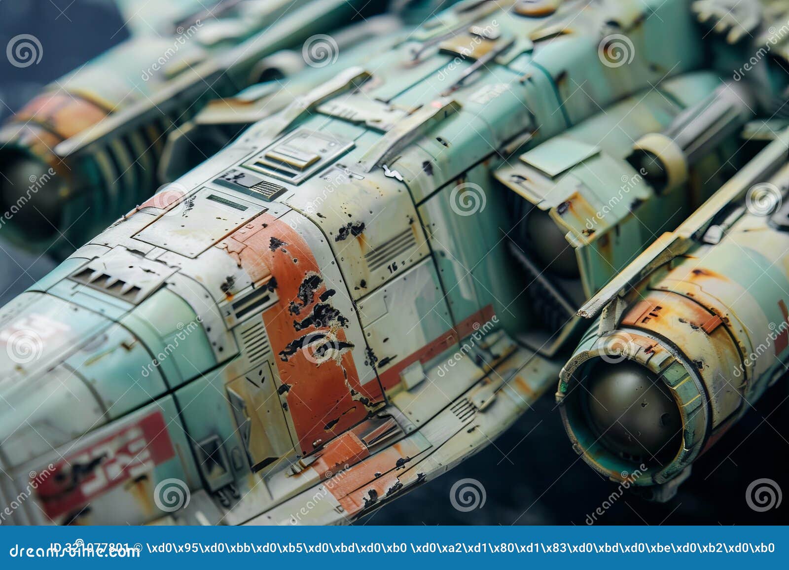 Space Shuttle Model, Highlighting the Texture and Color Detailing ...