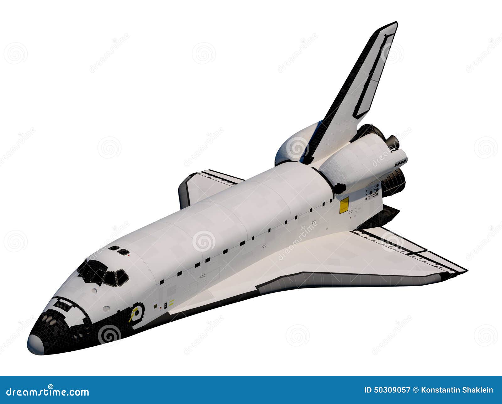 Orbiter Space Shuttle In Space
