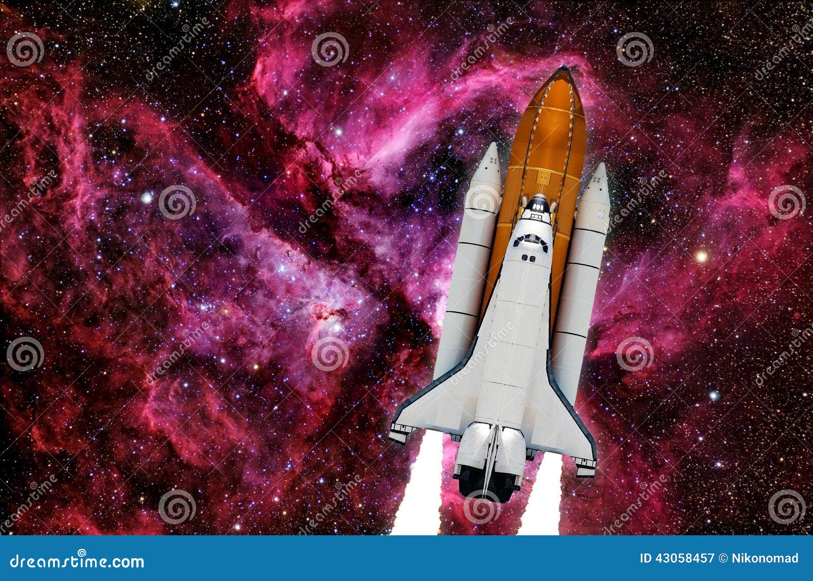 Space Shuttle Rocket Spaceship Stock Image - Image of mission ...