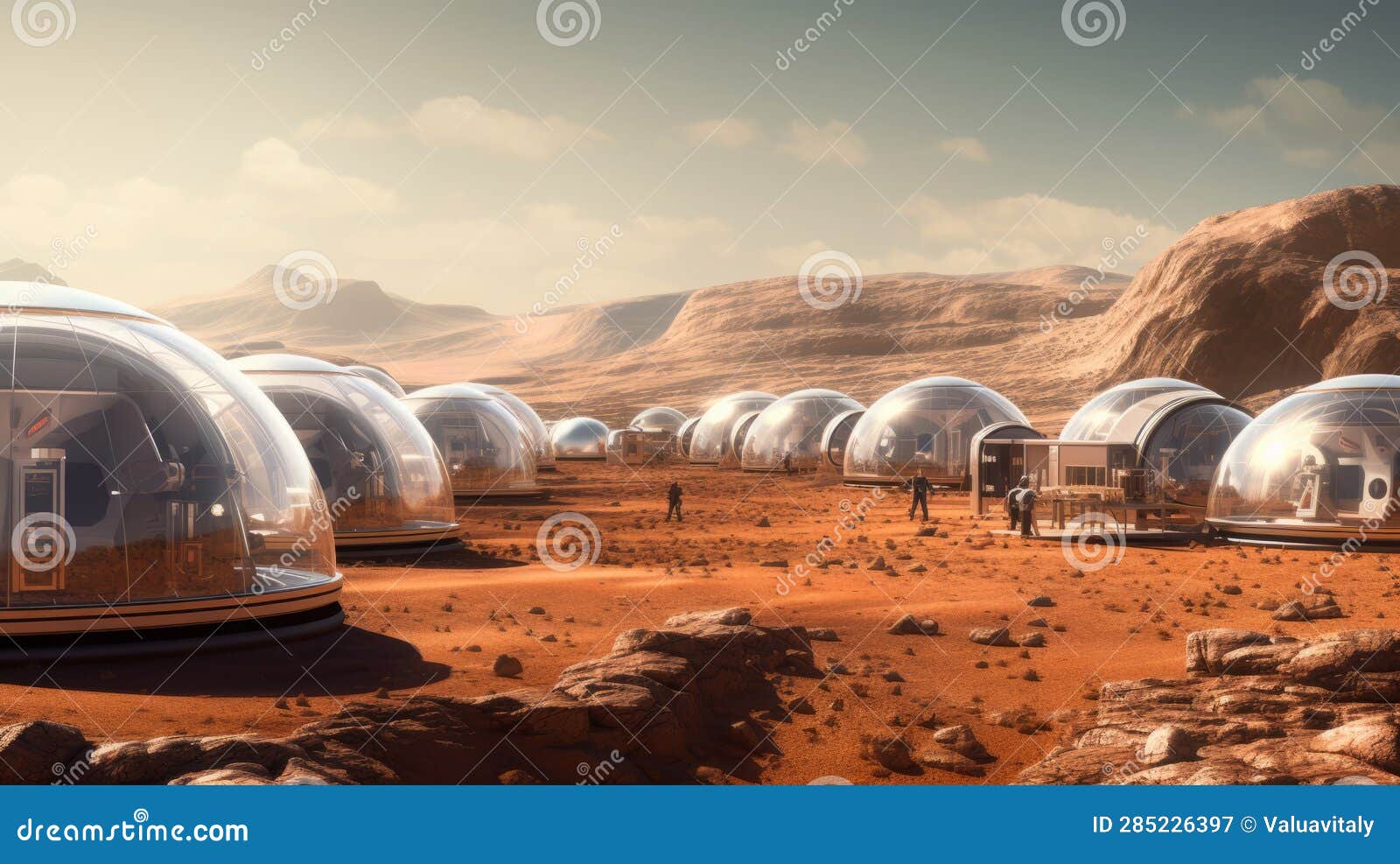 Space Shuttle Rocket Taking Off from a Cosmodrome. Beautiful ...