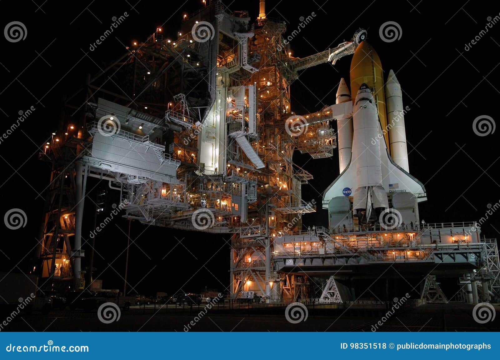 Space Shuttle Start And Take Off Picture. Image: 98351518