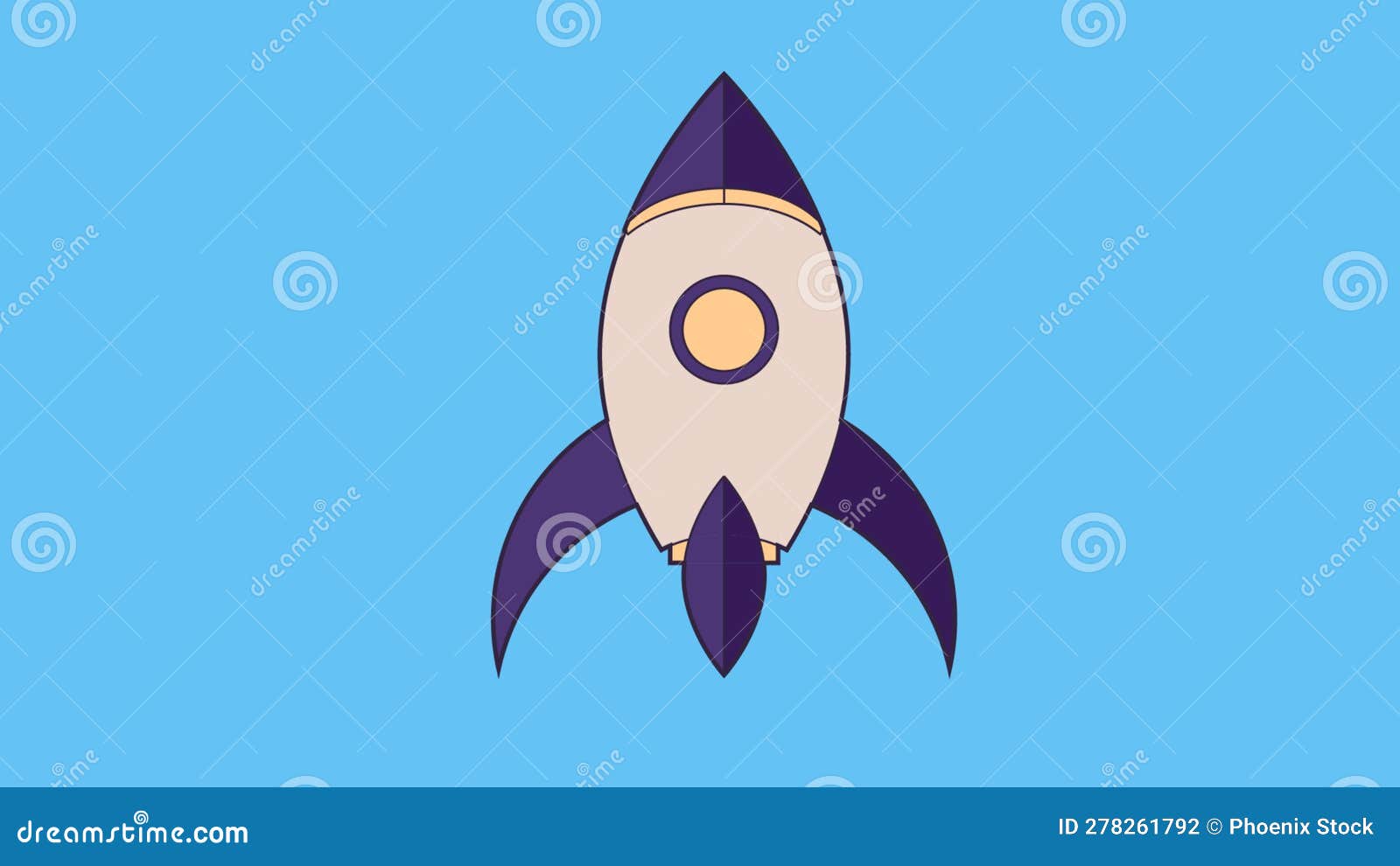 Space Shuttle Take-off Animation. Stock Illustration - Illustration of ...