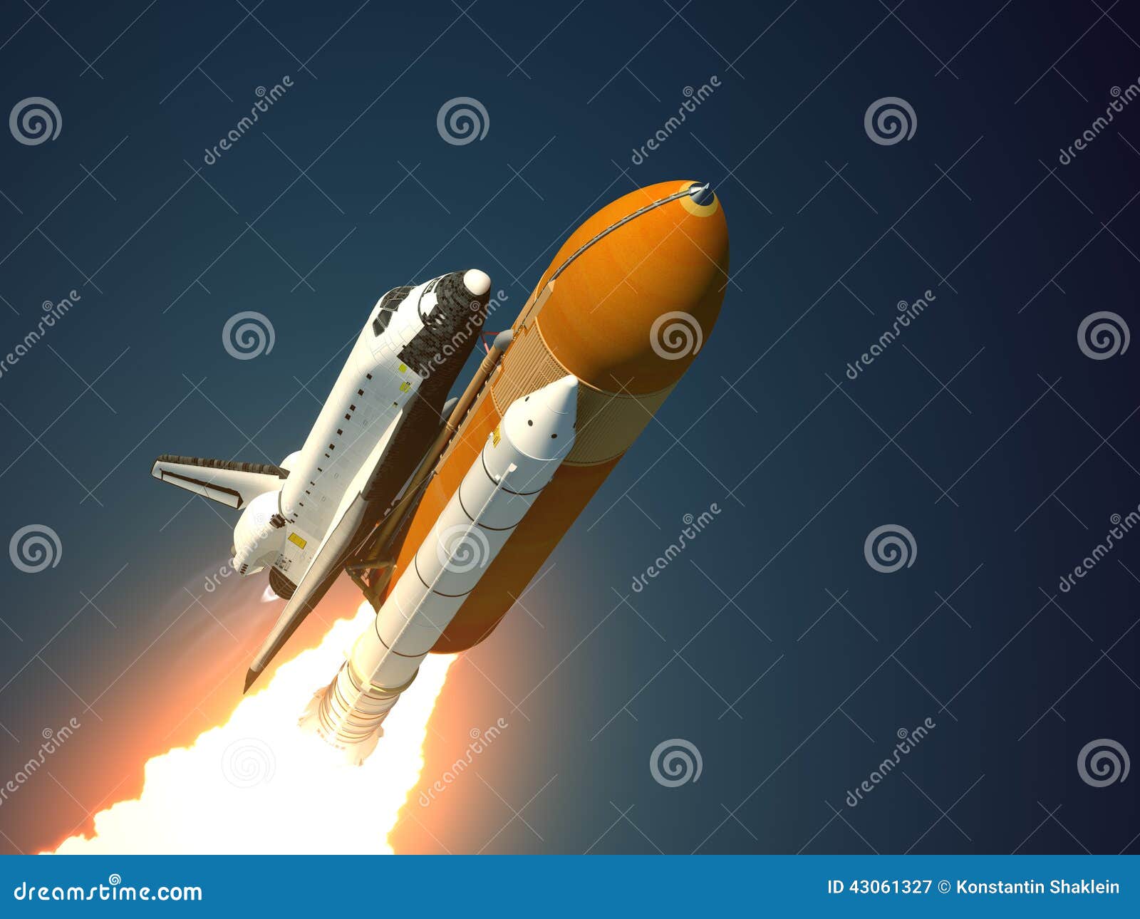 Space Shuttle External Tank Stock Illustrations – 12 Space Shuttle ...