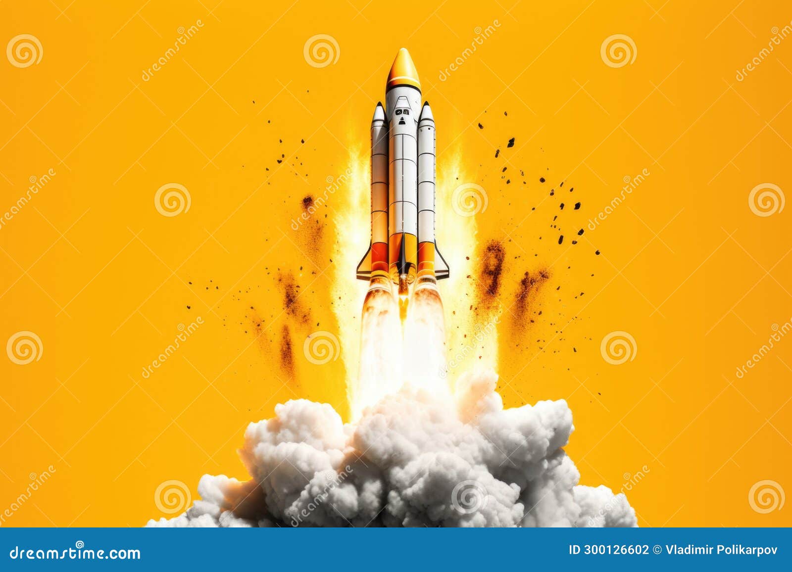 A Space Shuttle Taking Off into the Sky. Perfect for Illustrating Space ...