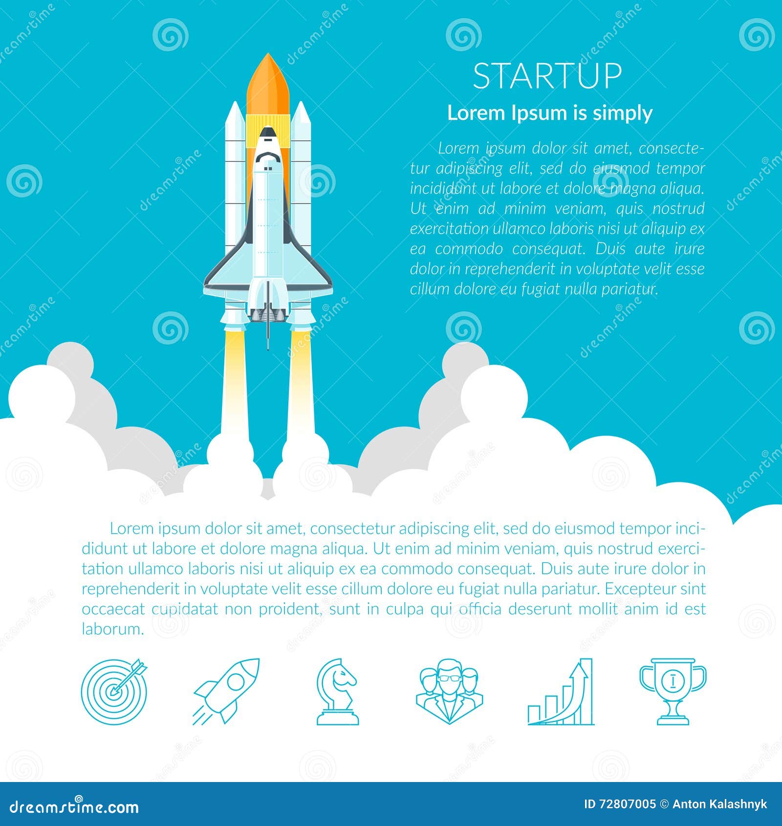 Space Shuttle(text) stock vector. Illustration of power - 72807005