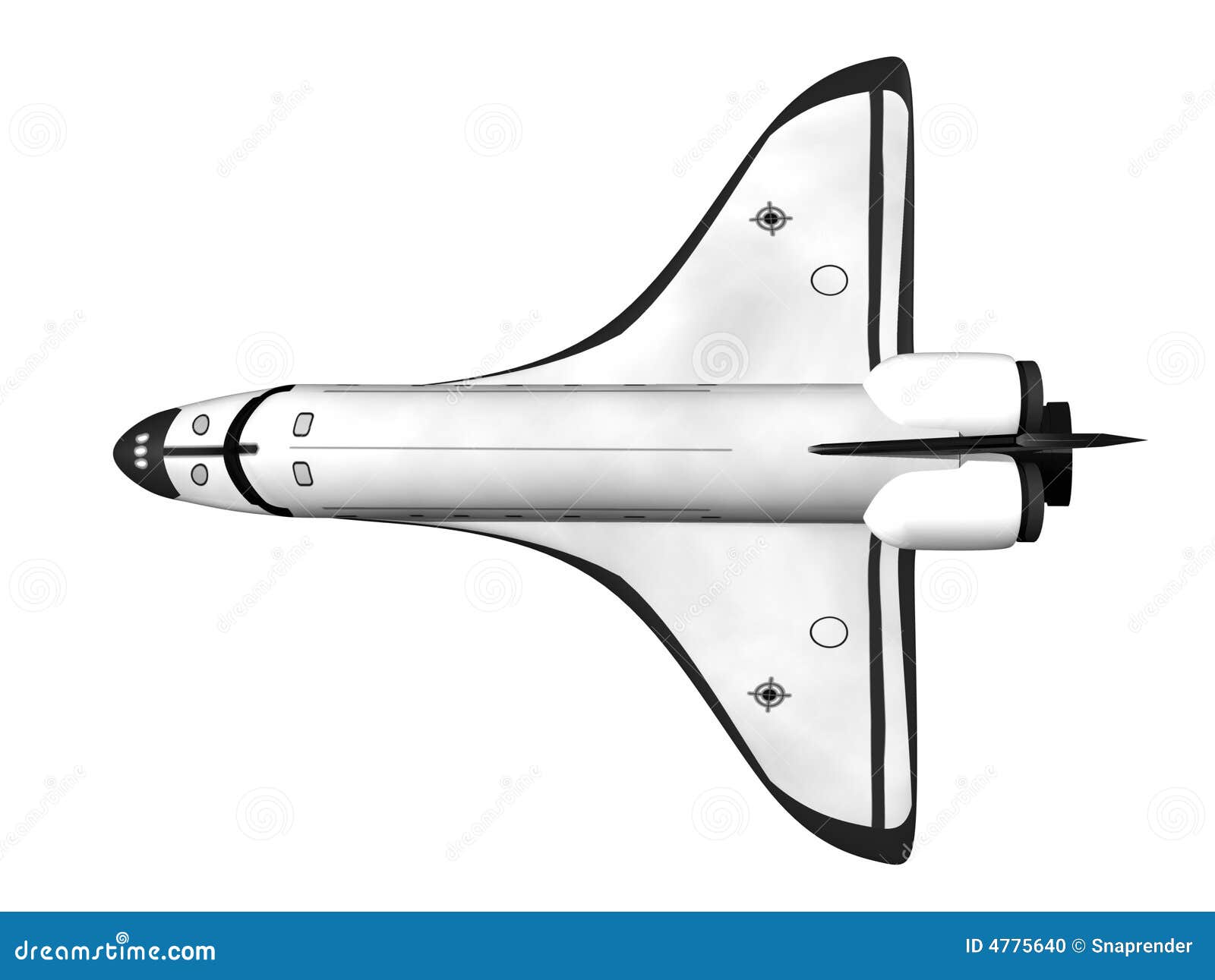 Space Shuttle Top View