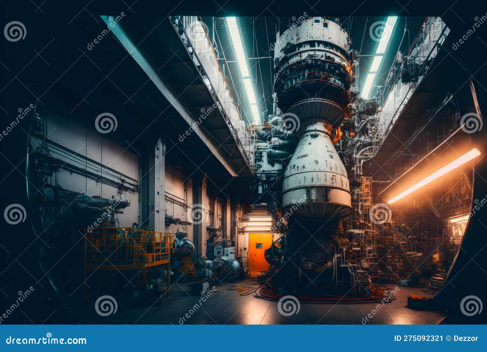 Space Shuttle in the Workshop of the Plant for the Production and ...