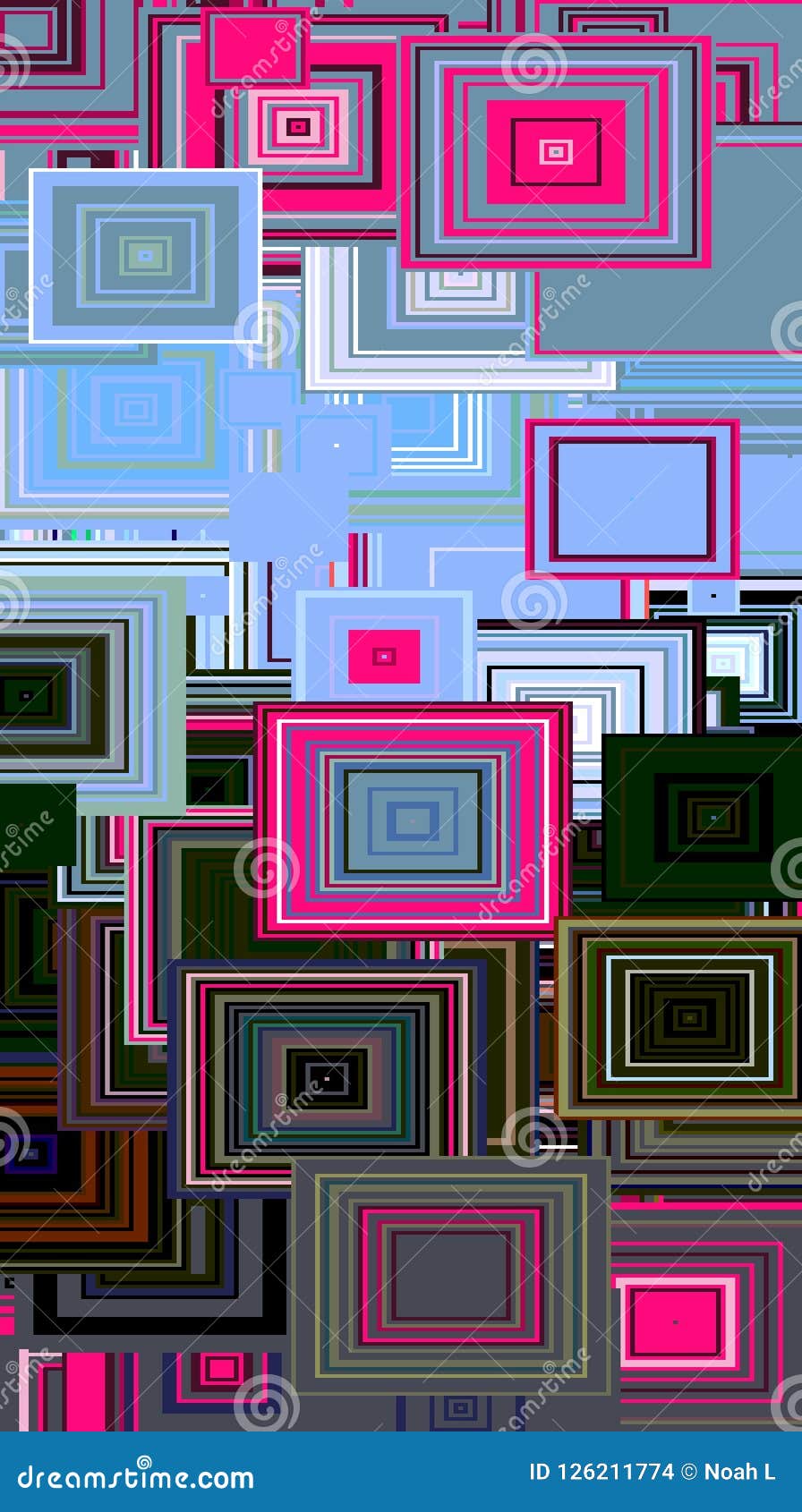 8 bit cubes stock illustration. Illustration of green - 126211774