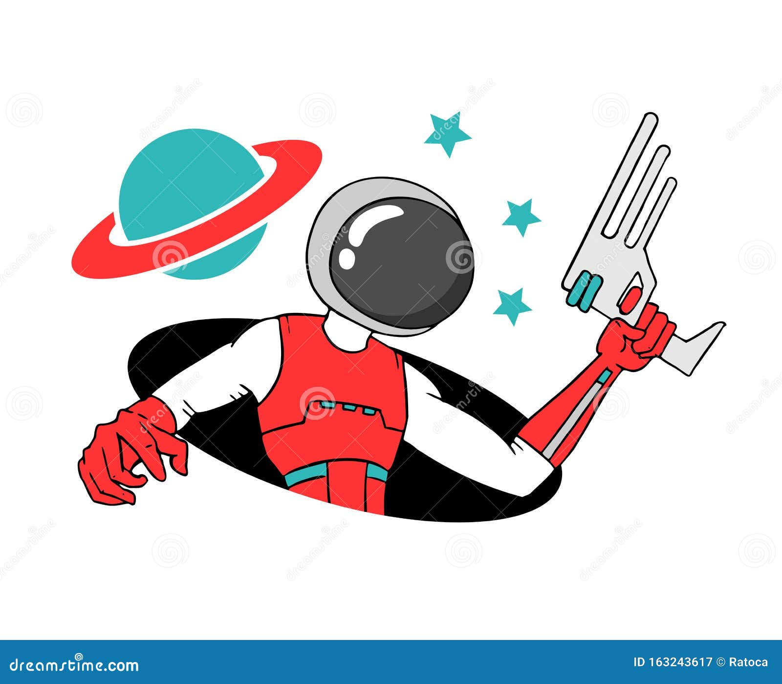 Space Soldier Assault Trooper Stock Illustration | CartoonDealer.com ...