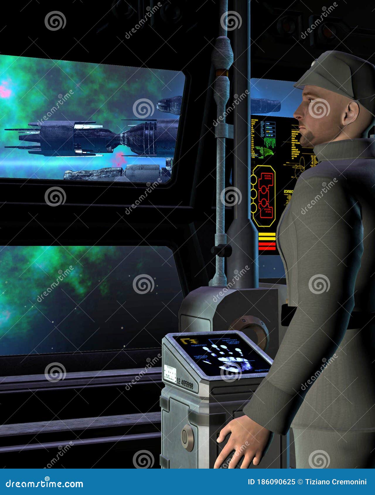 Space Soldier Assault Trooper Stock Illustration | CartoonDealer.com ...