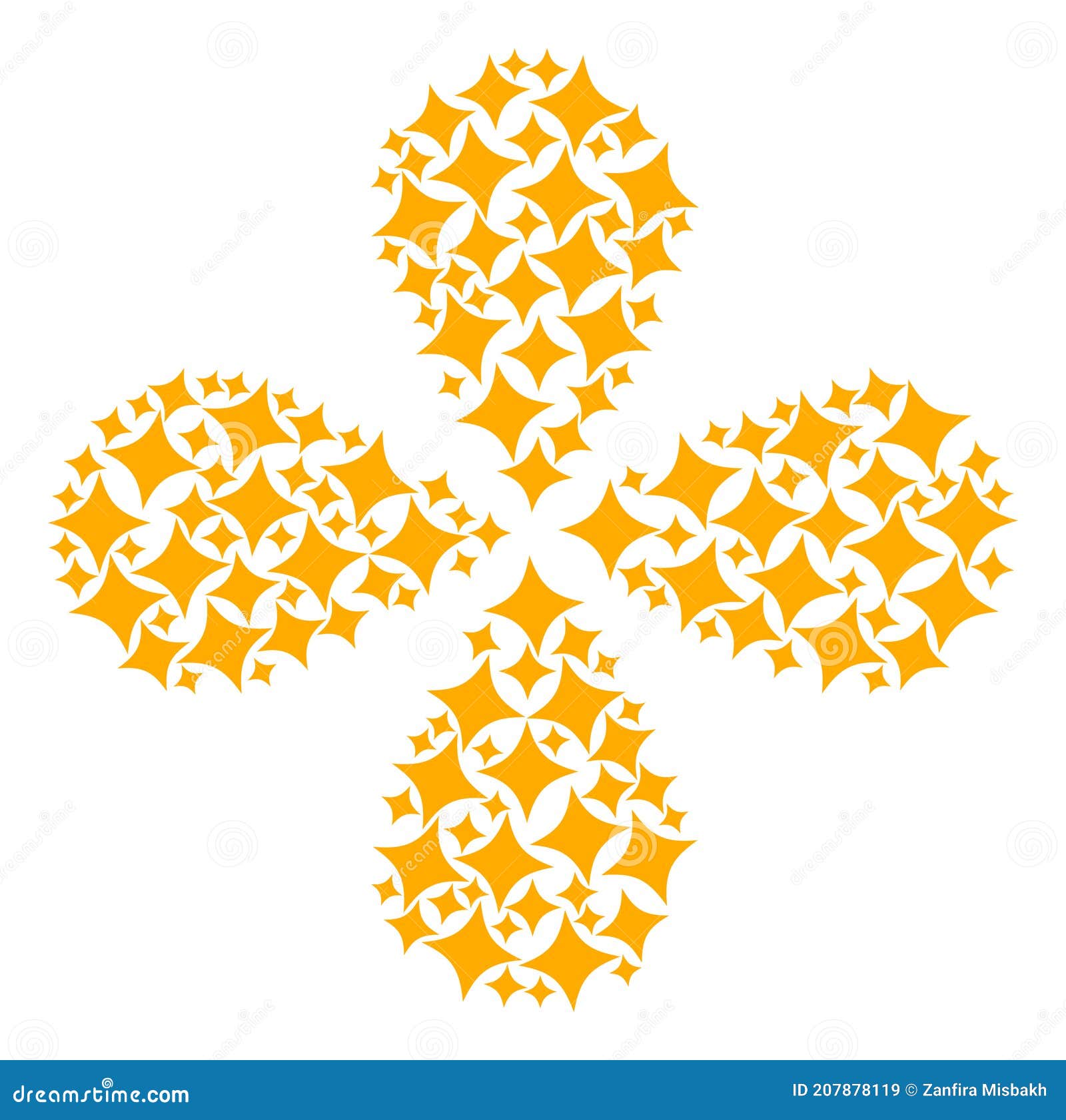 Space Star Rotation Stream stock illustration. Illustration of ...