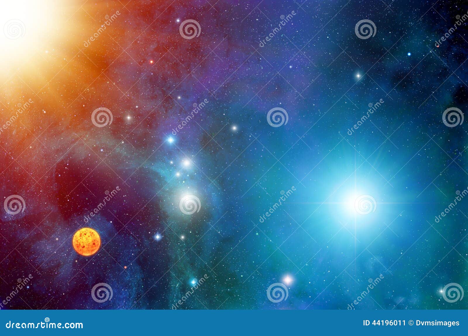 Space and Stars stock illustration. Illustration of system - 44196011