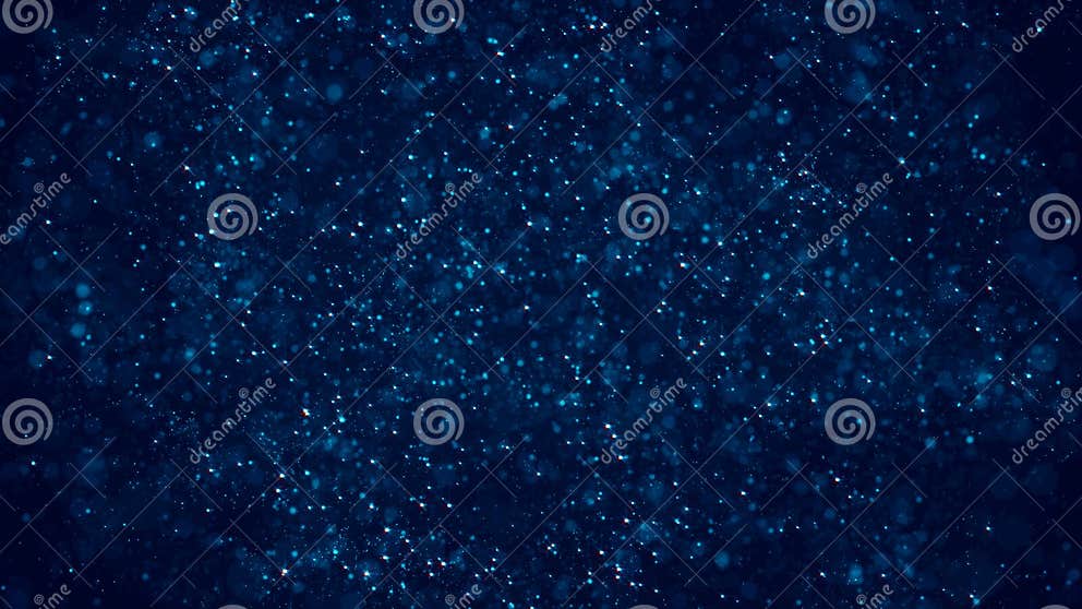 Space Starry Sky. Big Data Visualization. Abstract Dynamic Particles ...