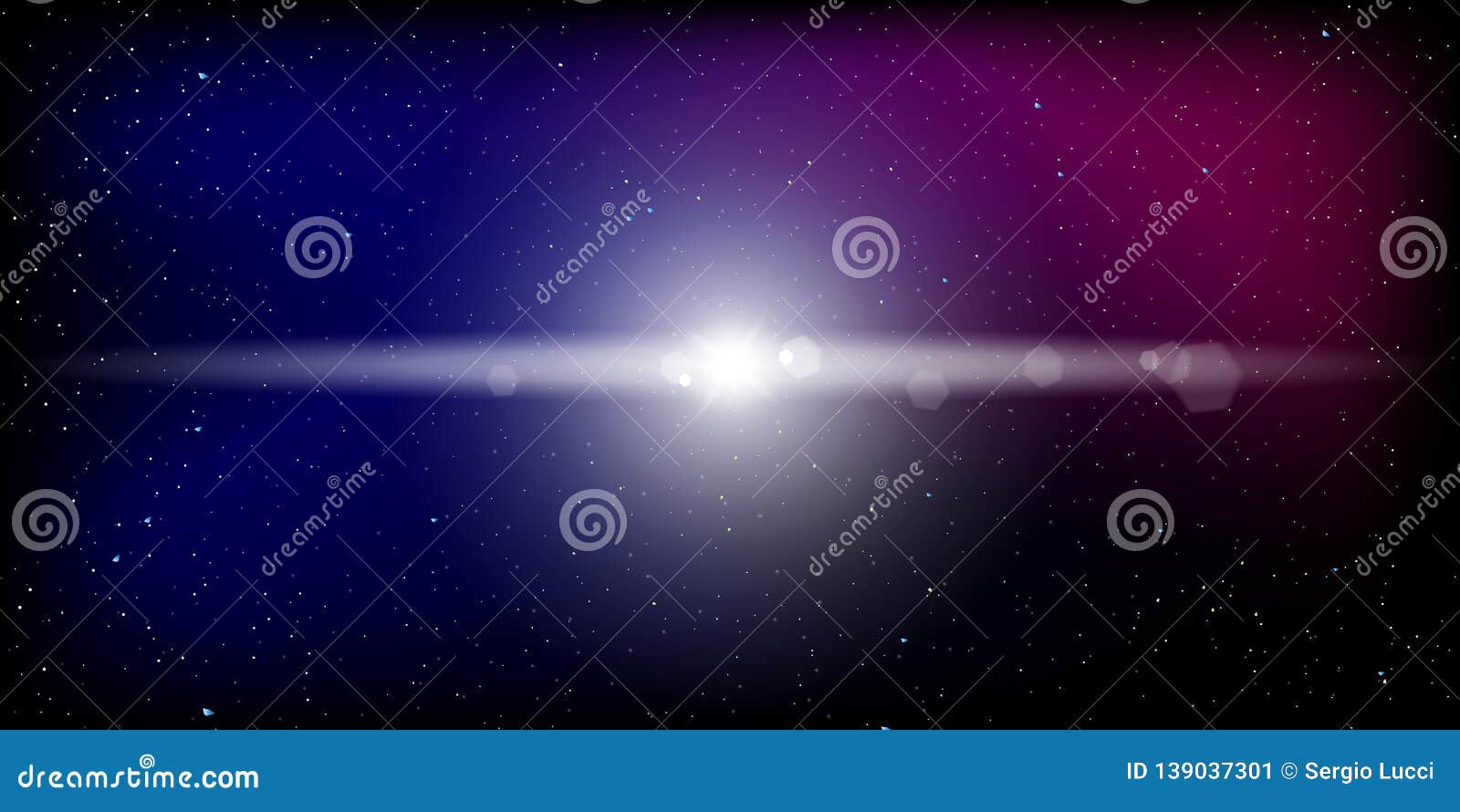 Space Stars Back. Illustration of the Night Sky. Stock Vector ...