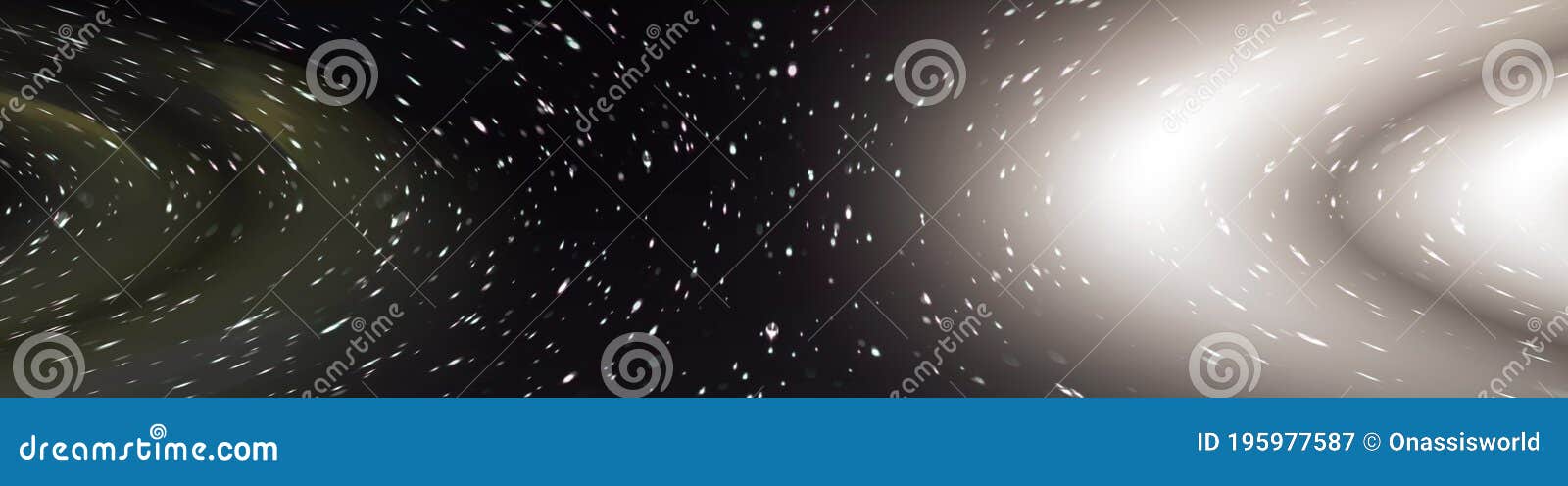 Space Stars Universe Page Header Stock Illustration - Illustration of ...
