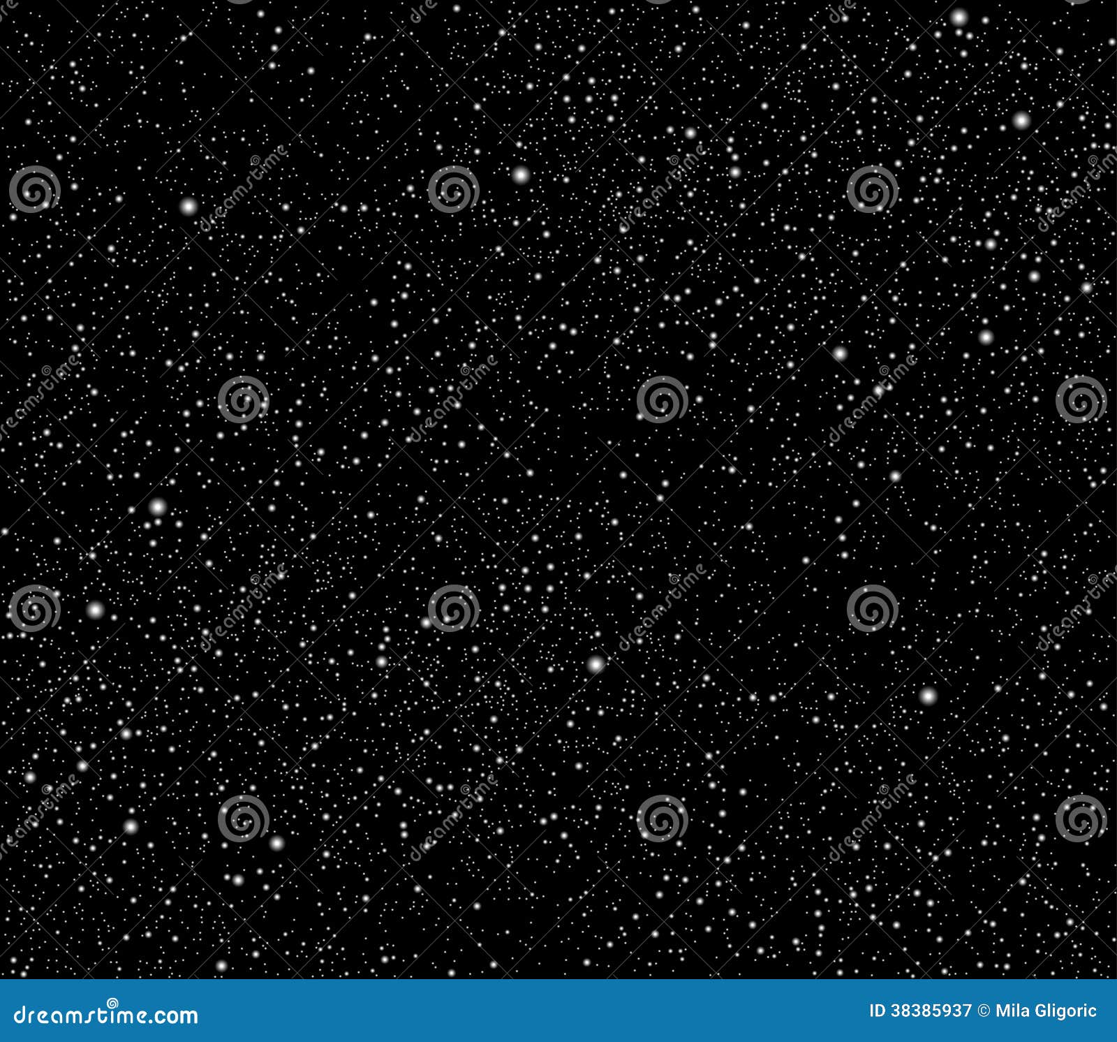 Space with stars vector stock vector. Illustration of illustrated ...