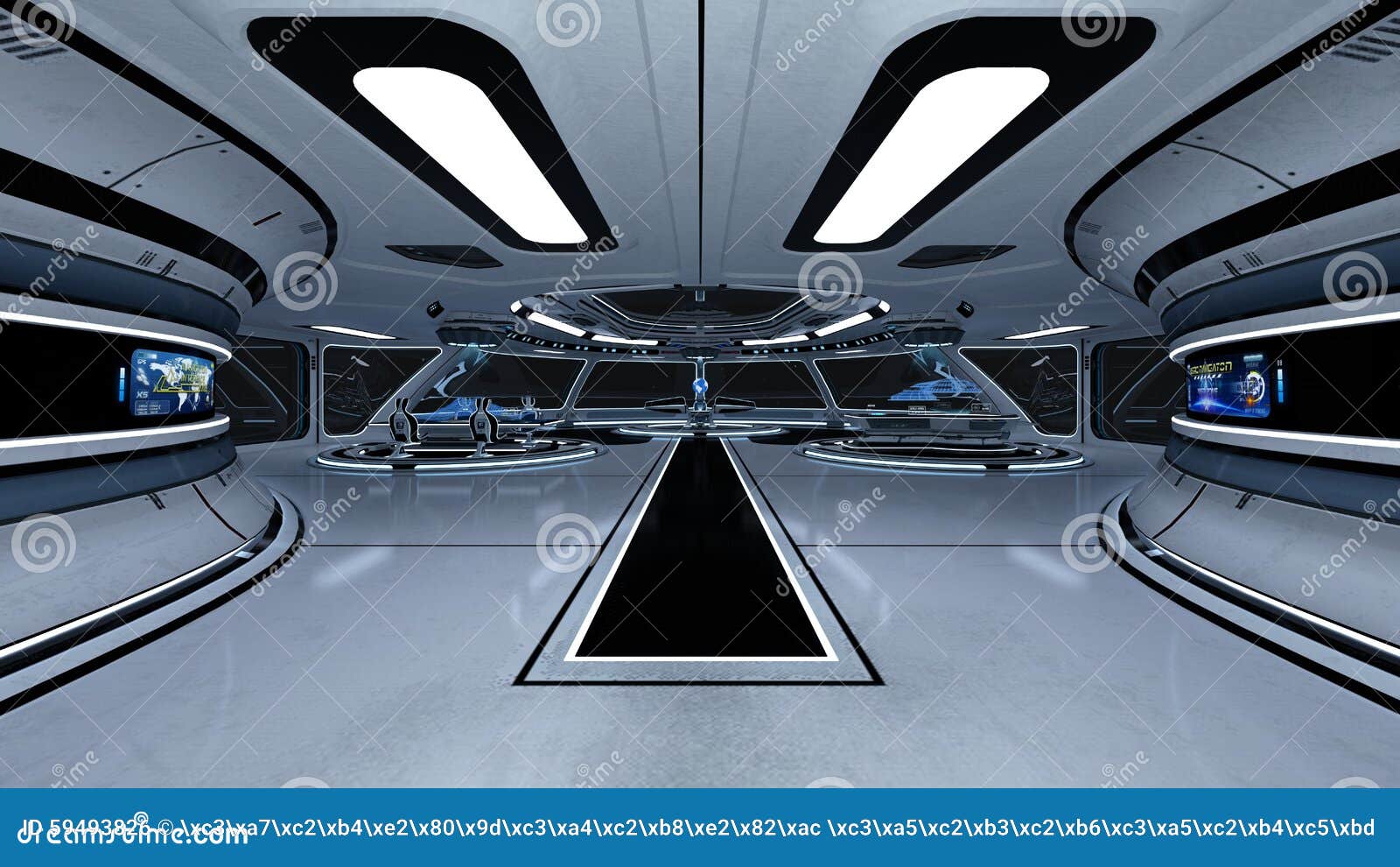 Space station control room stock photo. Image of future - 59493826