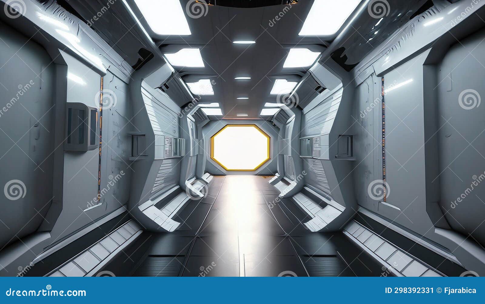 Space station interior stock illustration. Illustration of space ...